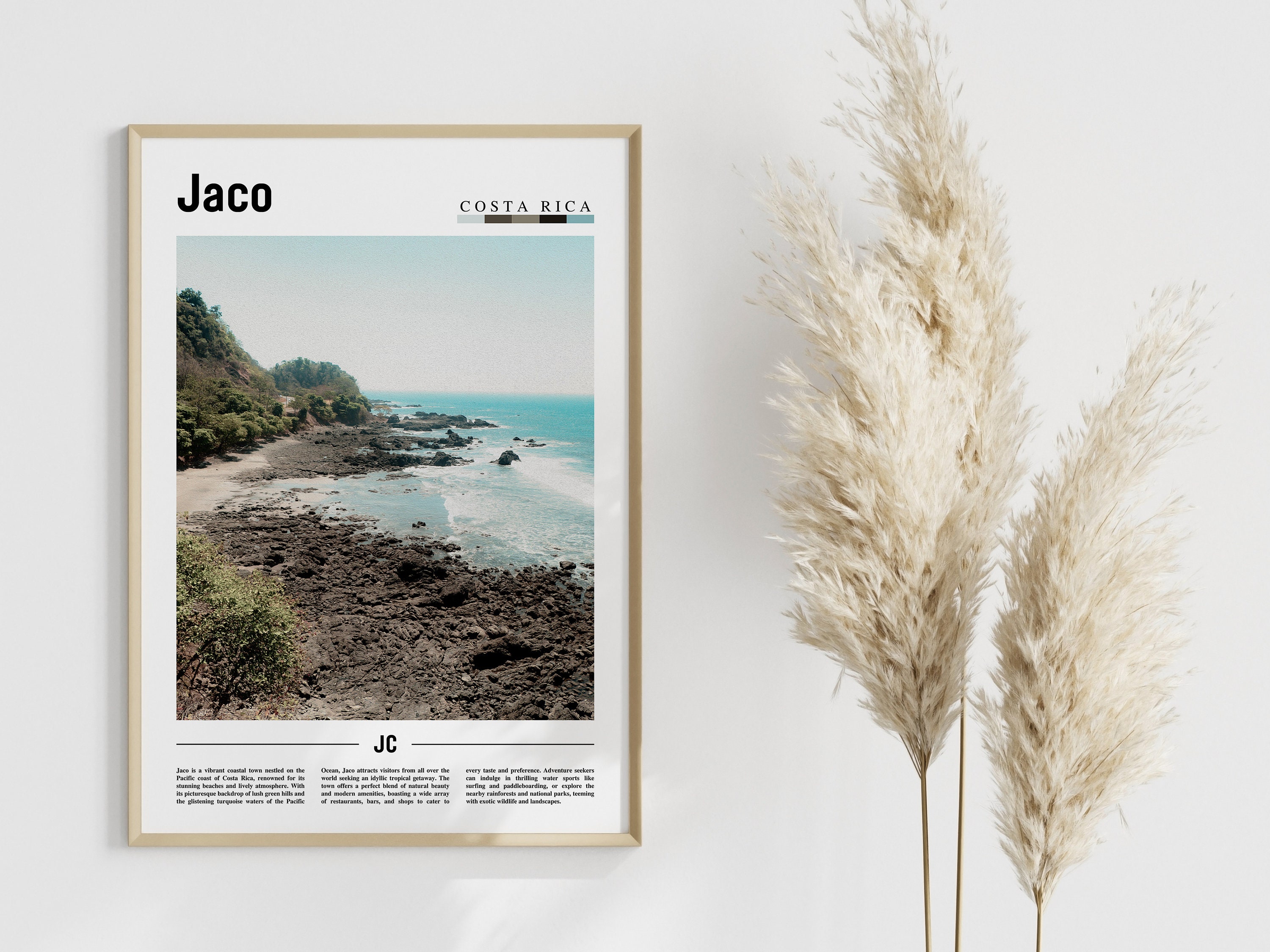 Jaco Poster Jaco Print Jaco Wall Art Central America - Etsy