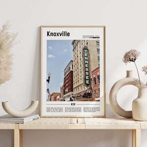 Knoxville Poster, Knoxville Print, Knoxville Wall Art, United States ...