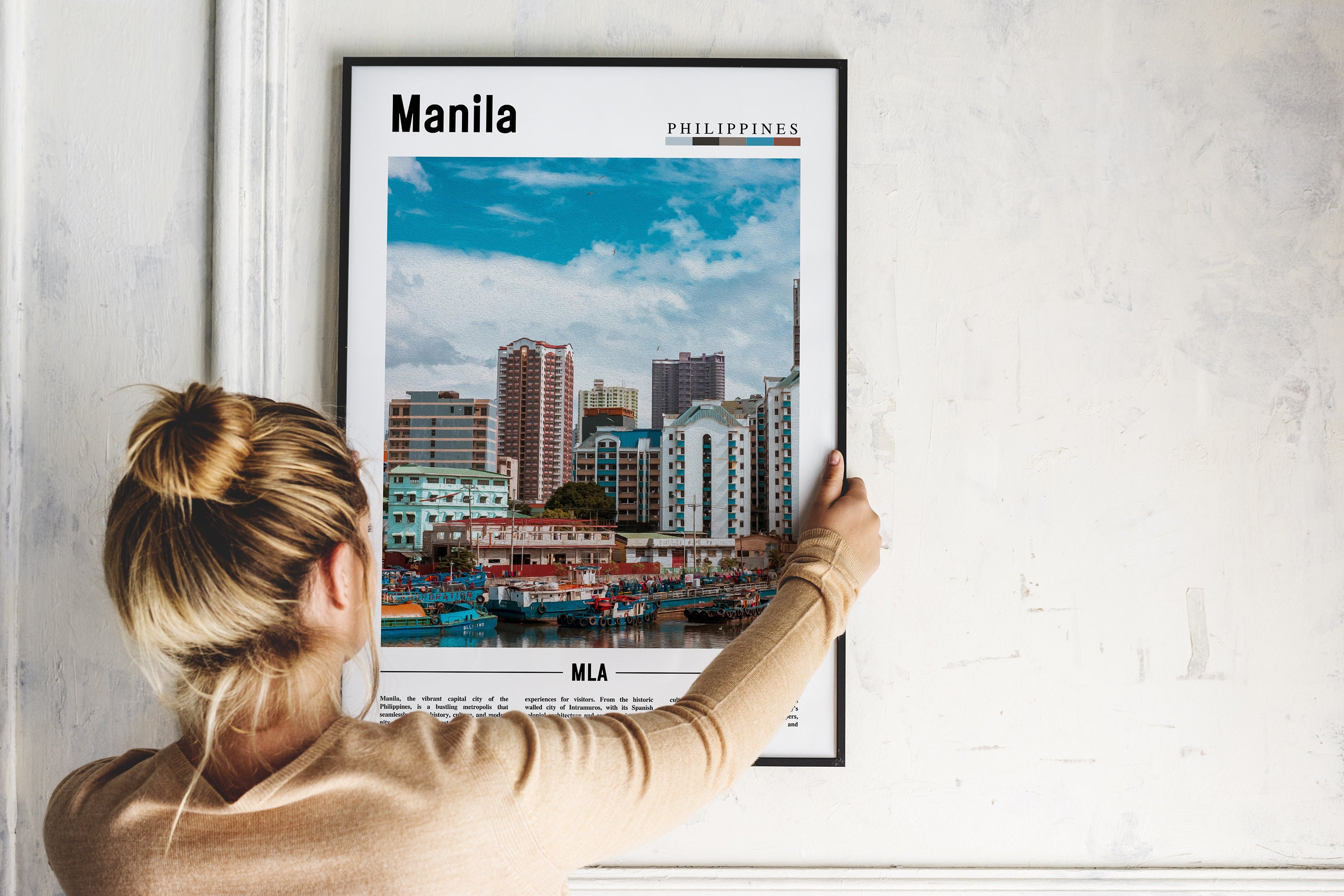 Manila Poster, Manila Print, Manila Wall Art, Asia Print, Asia Poster ...