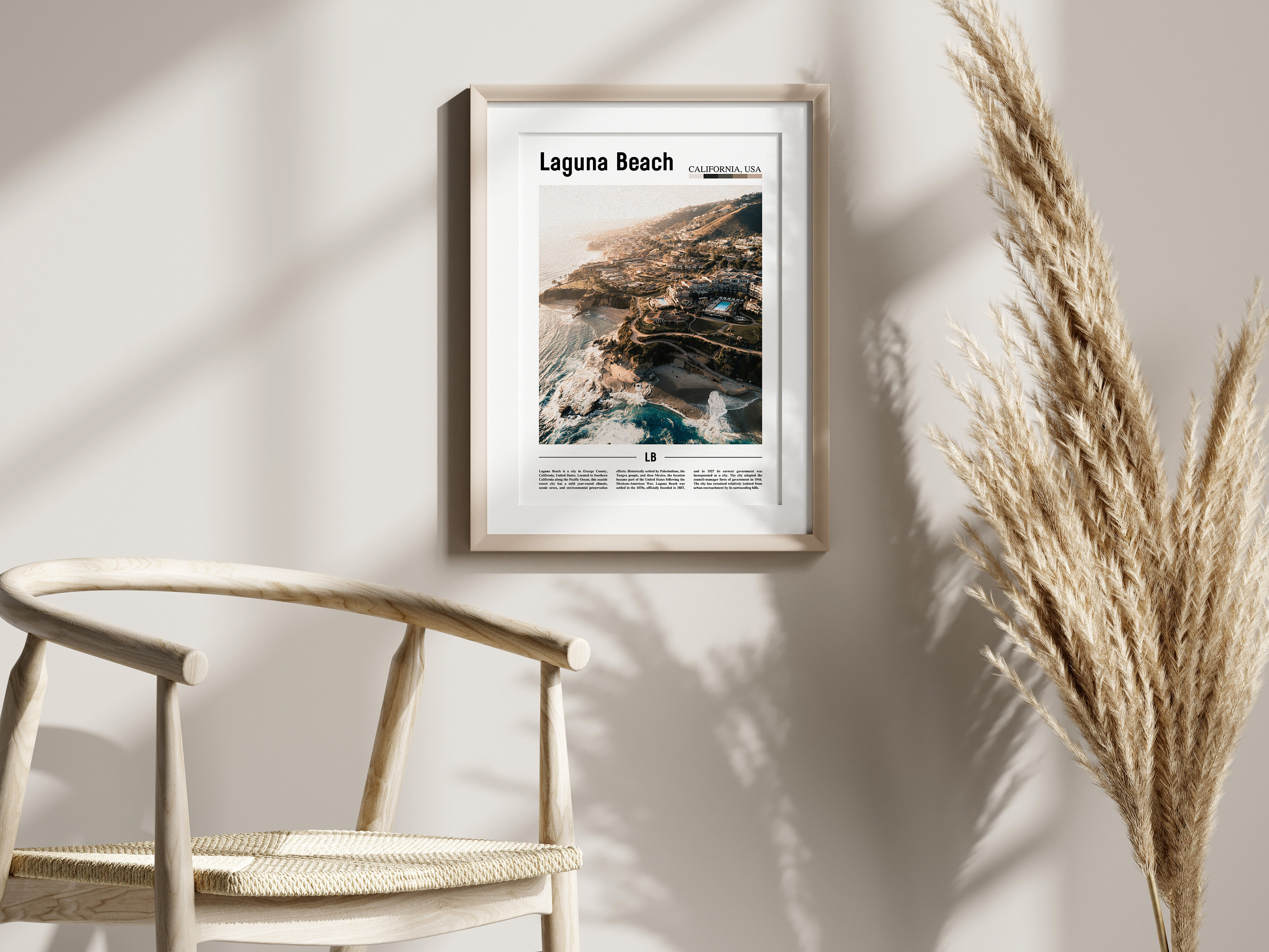Laguna Beach Print, Laguna Beach Poster, Laguna Beach Wall Art, Minimal ...