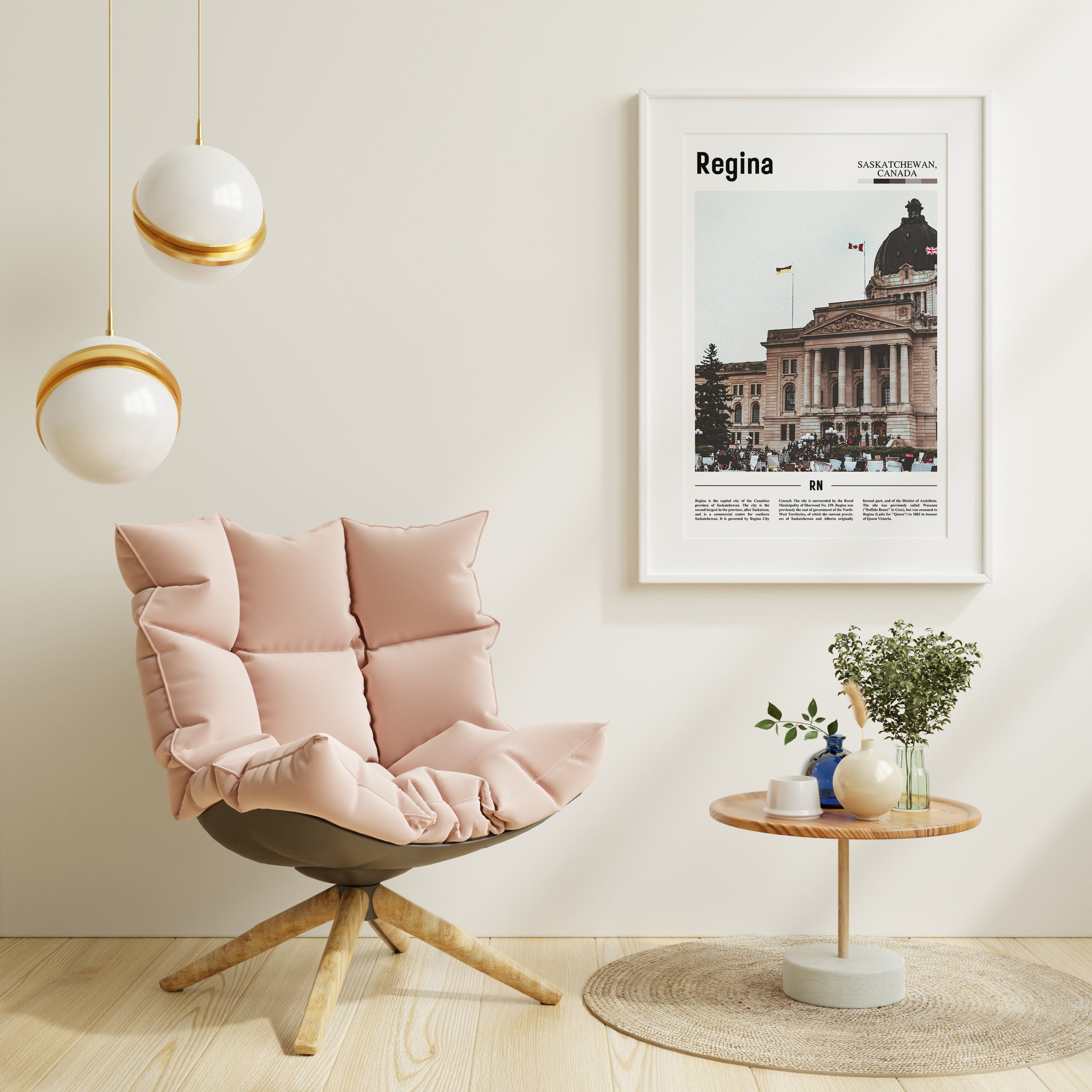 Regina Print, Regina Poster, Regina Wall Art, Minimal Travel Print ...