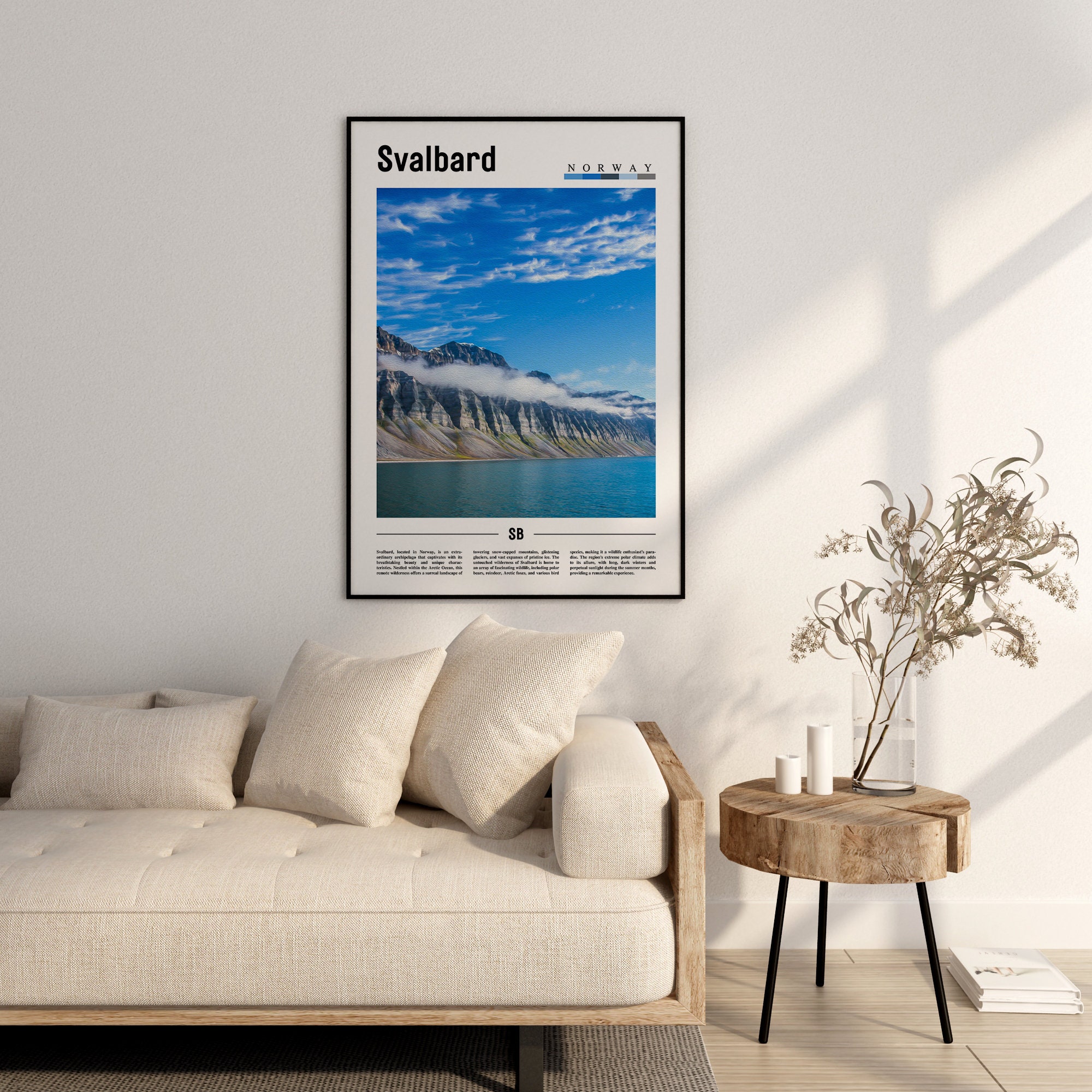 Svalbard Poster Svalbard Print Svalbard Wall Art Europe - Etsy