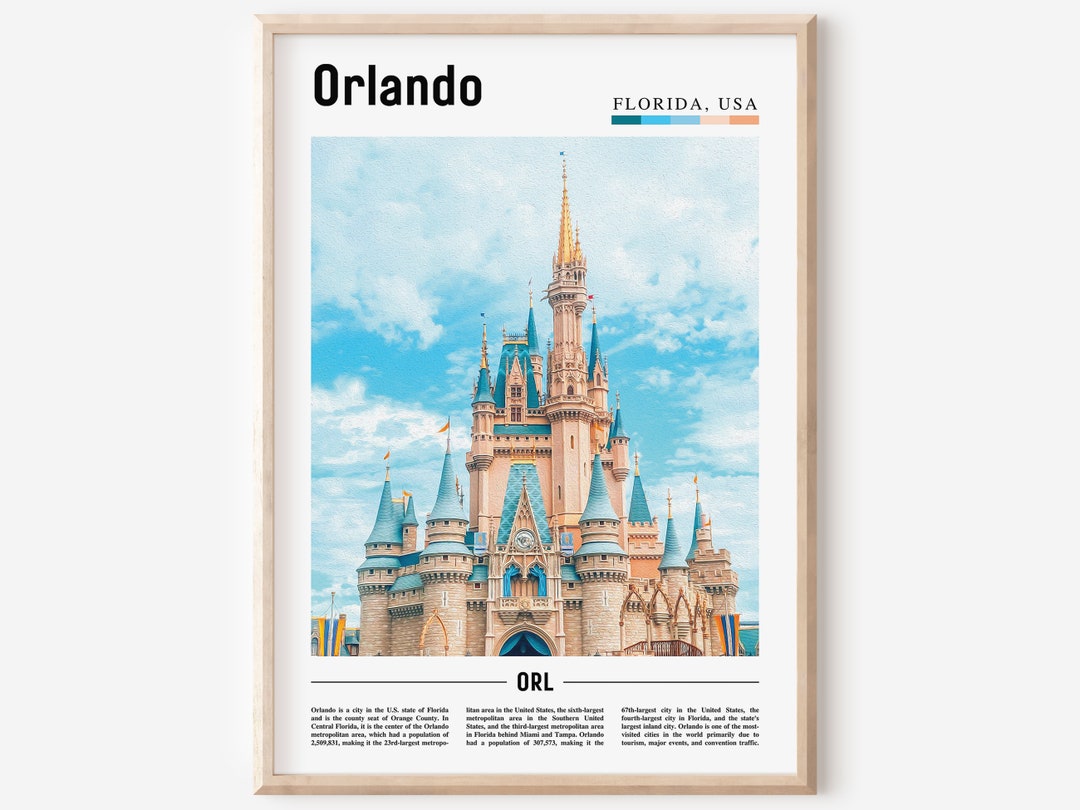 Orlando Print, Orlando Poster, Orlando Wall Art, Oil Painting Poster ...