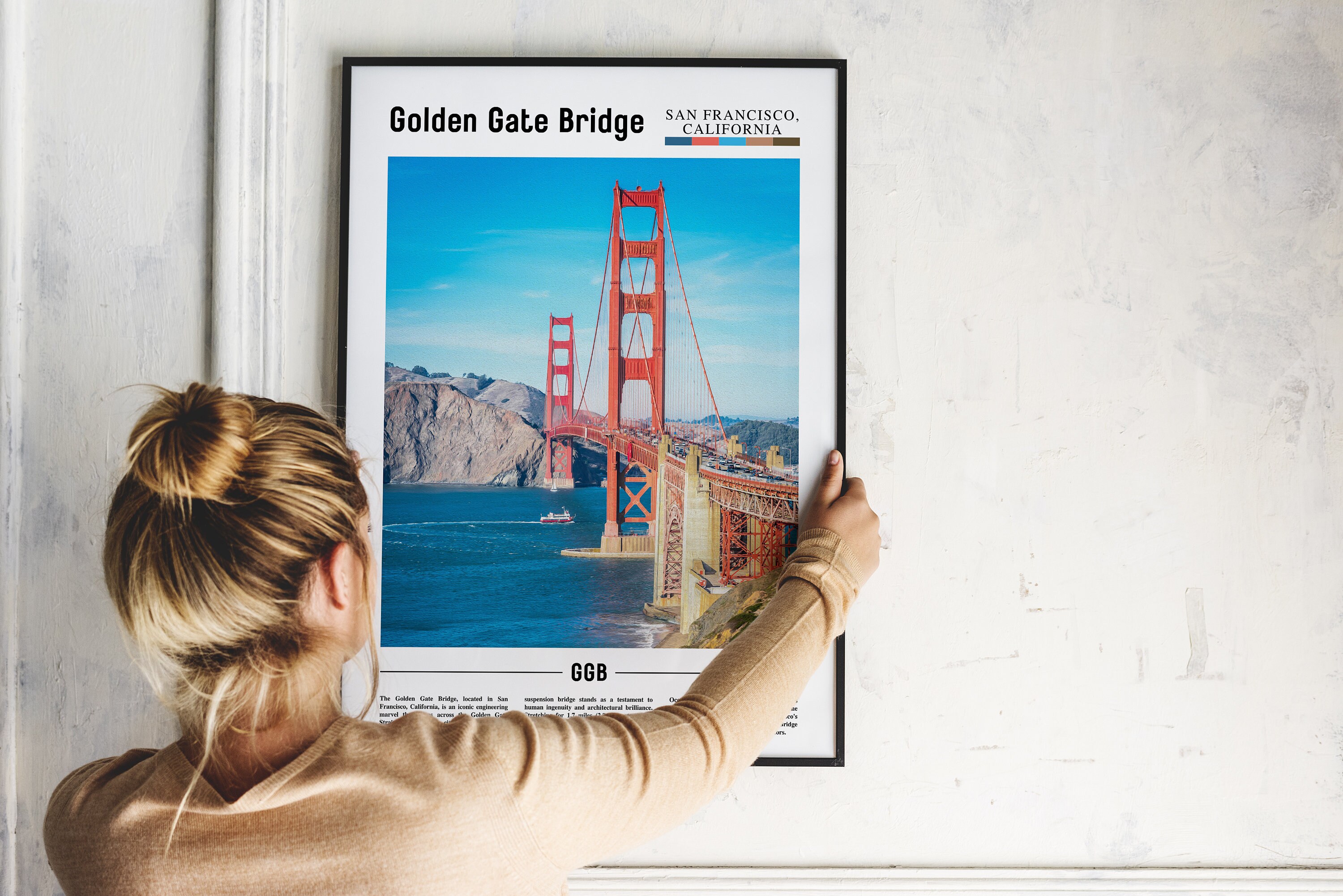 Golden Gate Bridge Poster, Golden Gate Bridge Print, Golden Gate Bridge ...