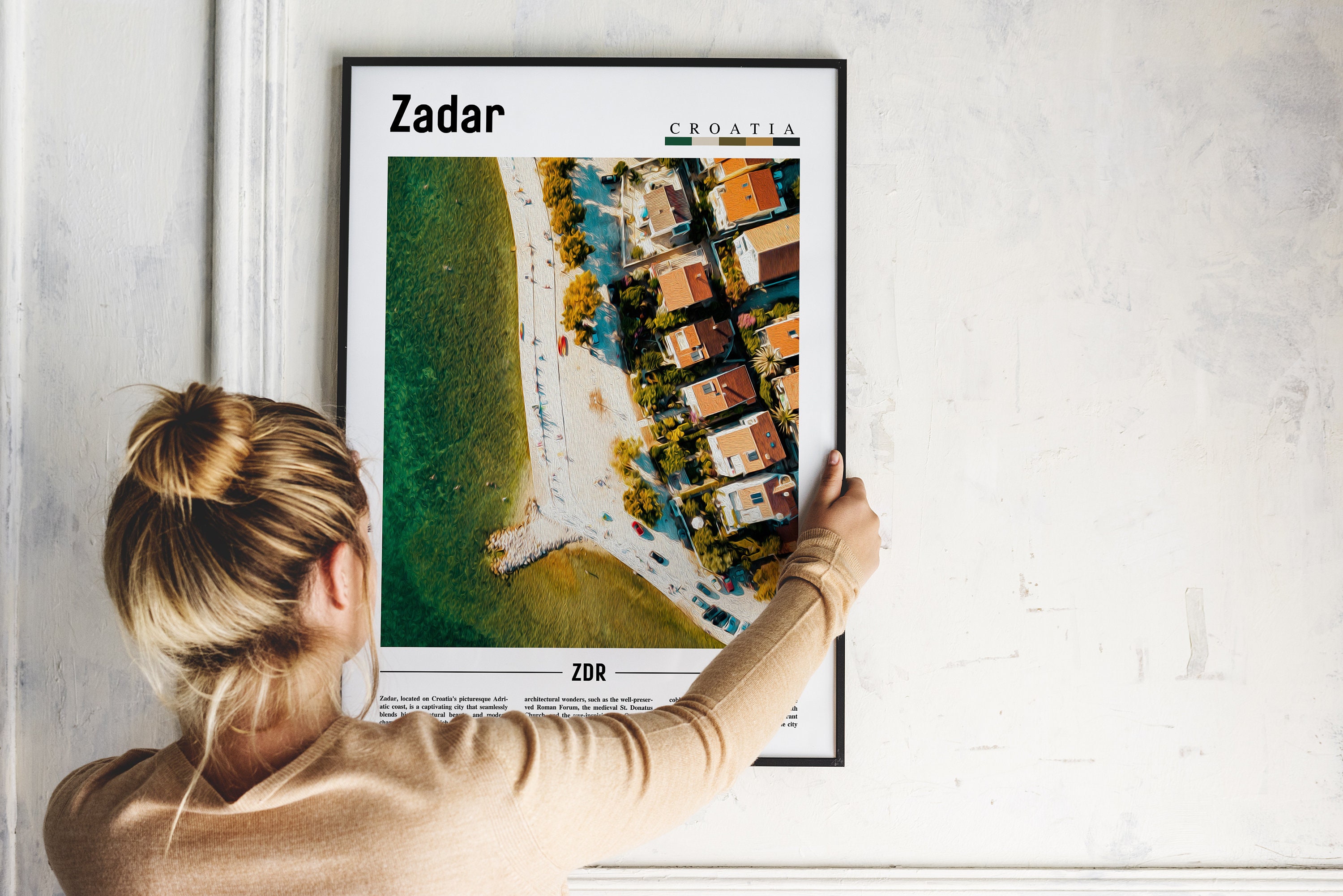 Affiche Zadar impression Zadar art mural Zadar photo - Etsy France