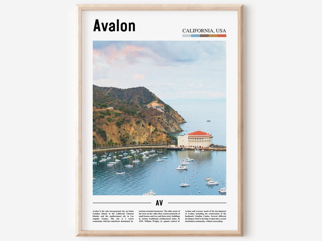 Avalon Print, Avalon Poster, Avalon Wall Art, Oil Painting Poster ...