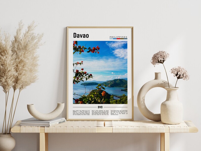 Davao Poster Davao Print Davao Wall Art Asia Print Asia - Etsy