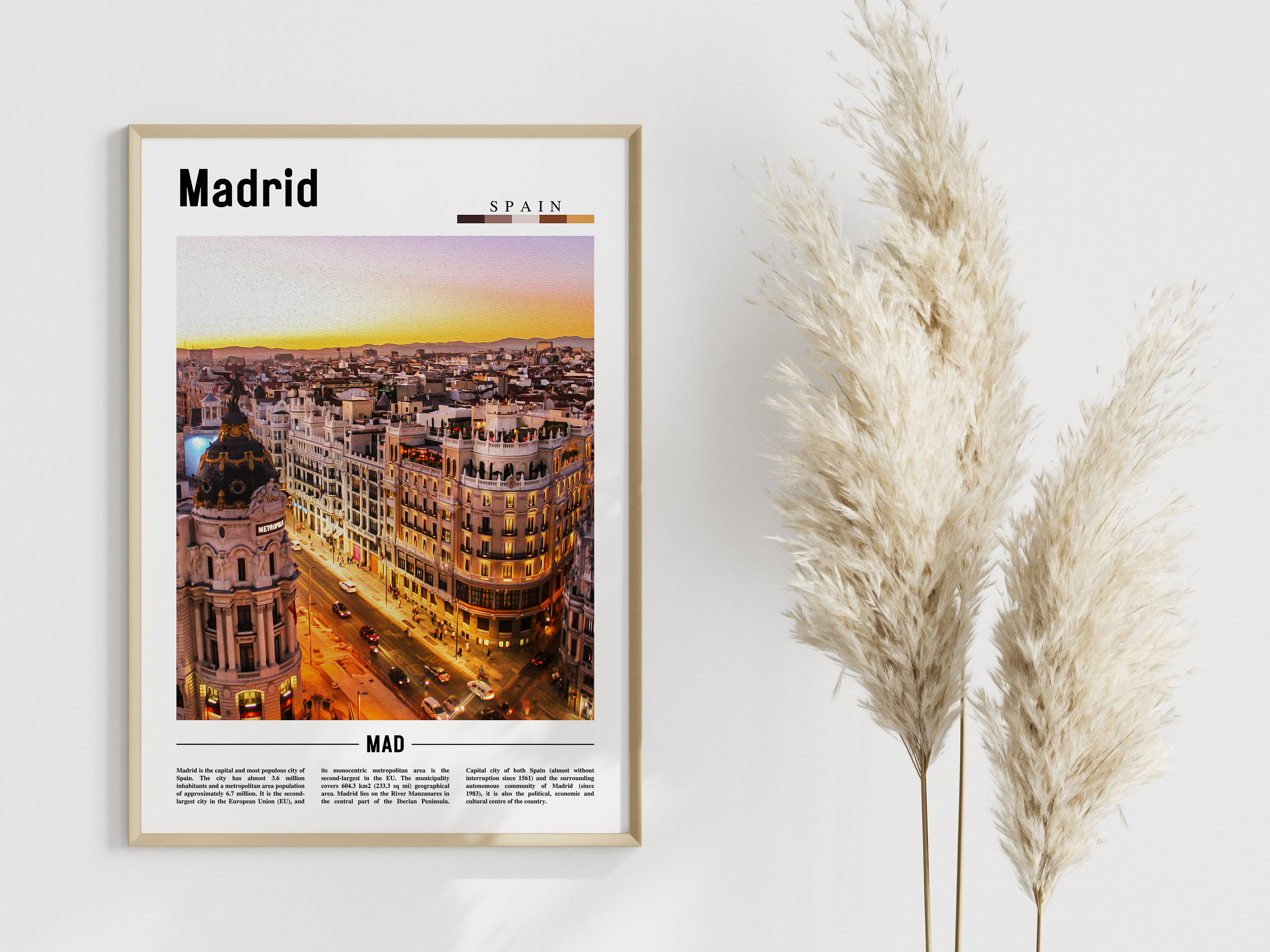 Madrid Poster, Madrid Print, Madrid Wall Art, Spain Photo, Spain Poster ...
