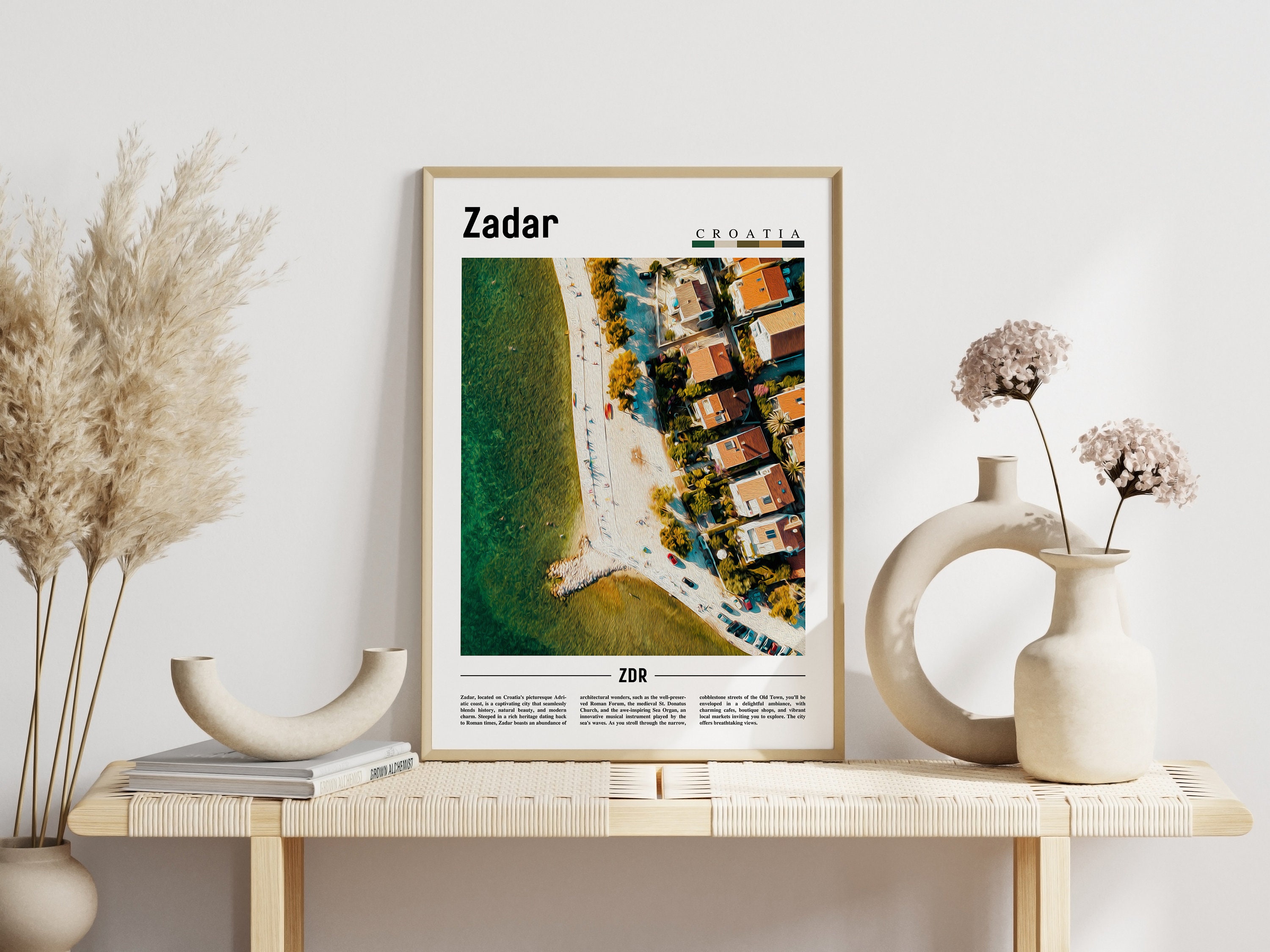 Affiche Zadar impression Zadar art mural Zadar photo - Etsy France