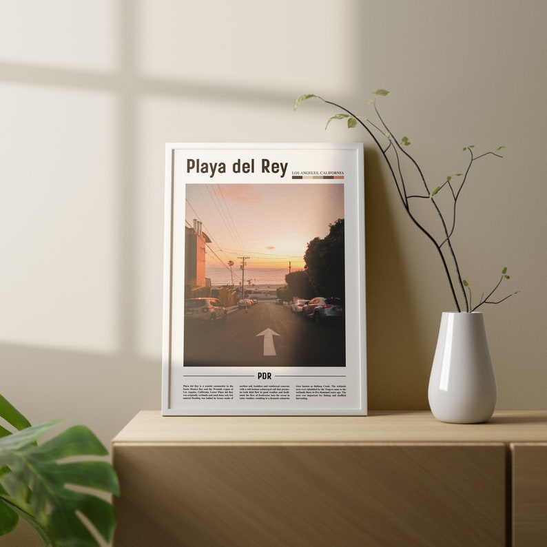 Playa Del Rey Print, Playa Del Rey Poster, Playa Del Rey Wall Art ...