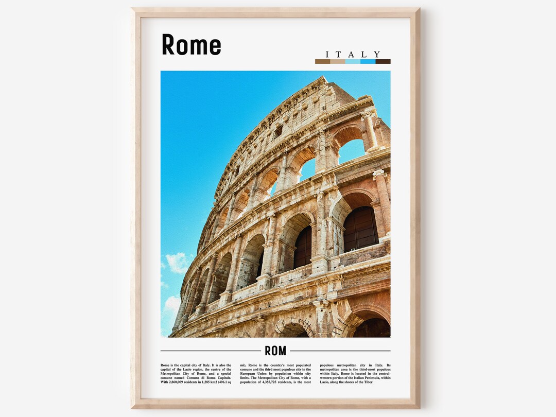 Rome Poster, Rome Print, Rome Wall Art, Italy Photo, Italy Poster ...