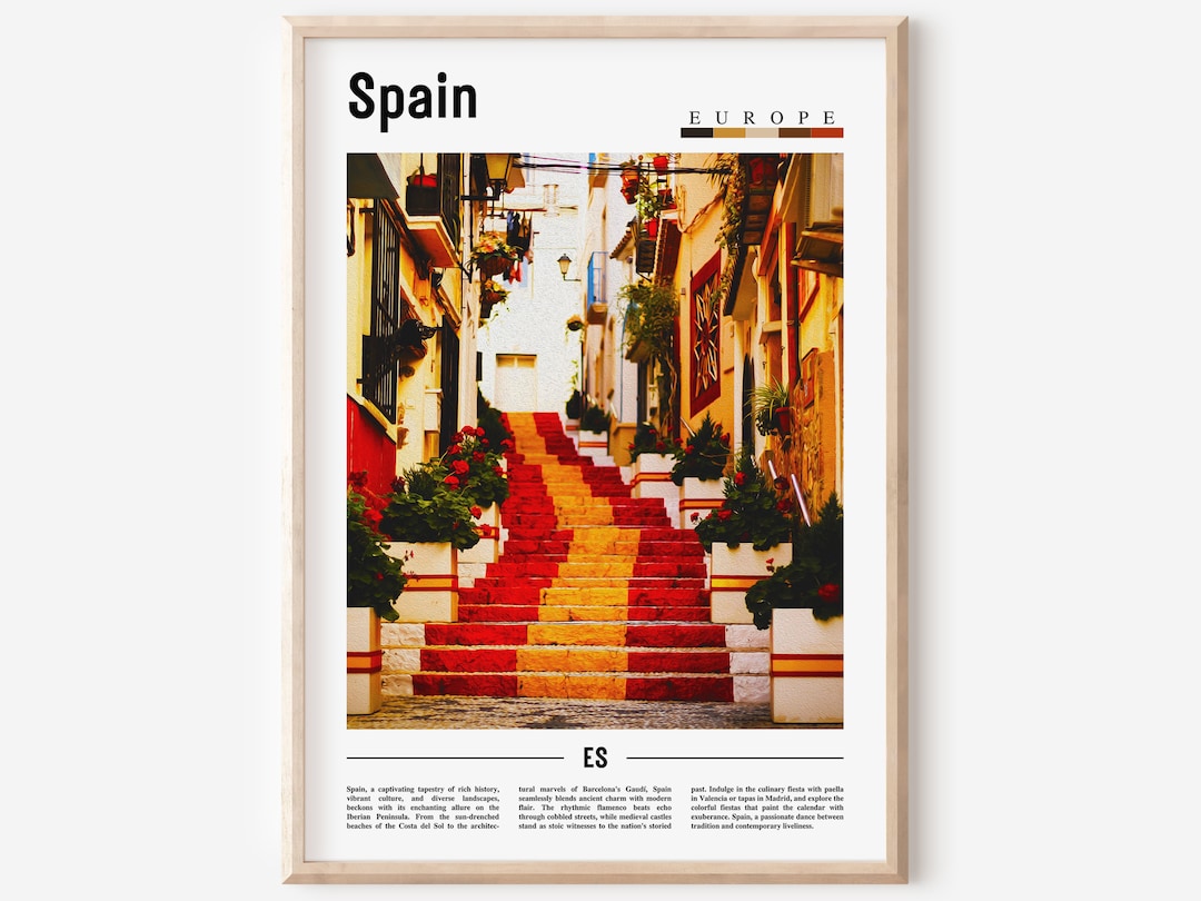 Spain Poster, Spain Print, Spain Wall Art, Spain Photo, Spain Art Print ...