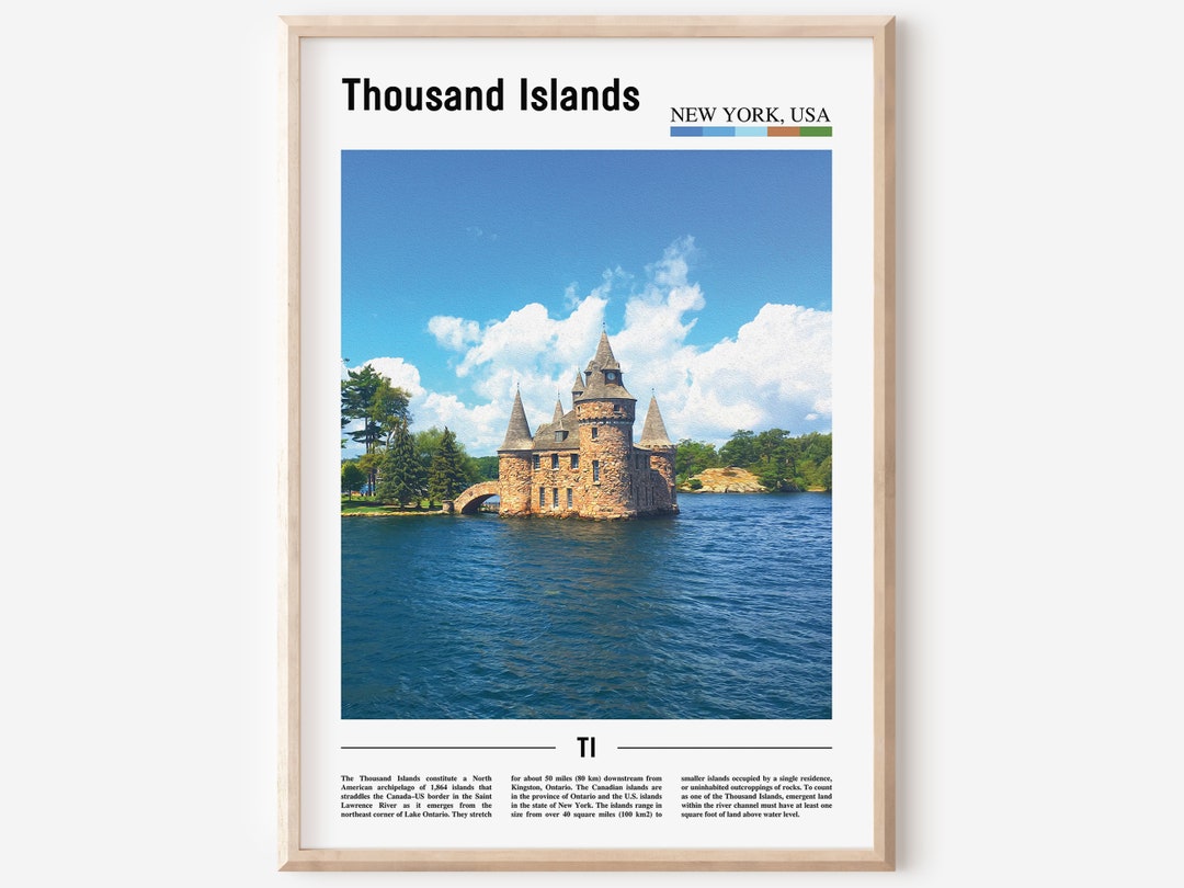 Thousand Islands Print, Thousand Islands Poster, Thousand Islands Wall ...