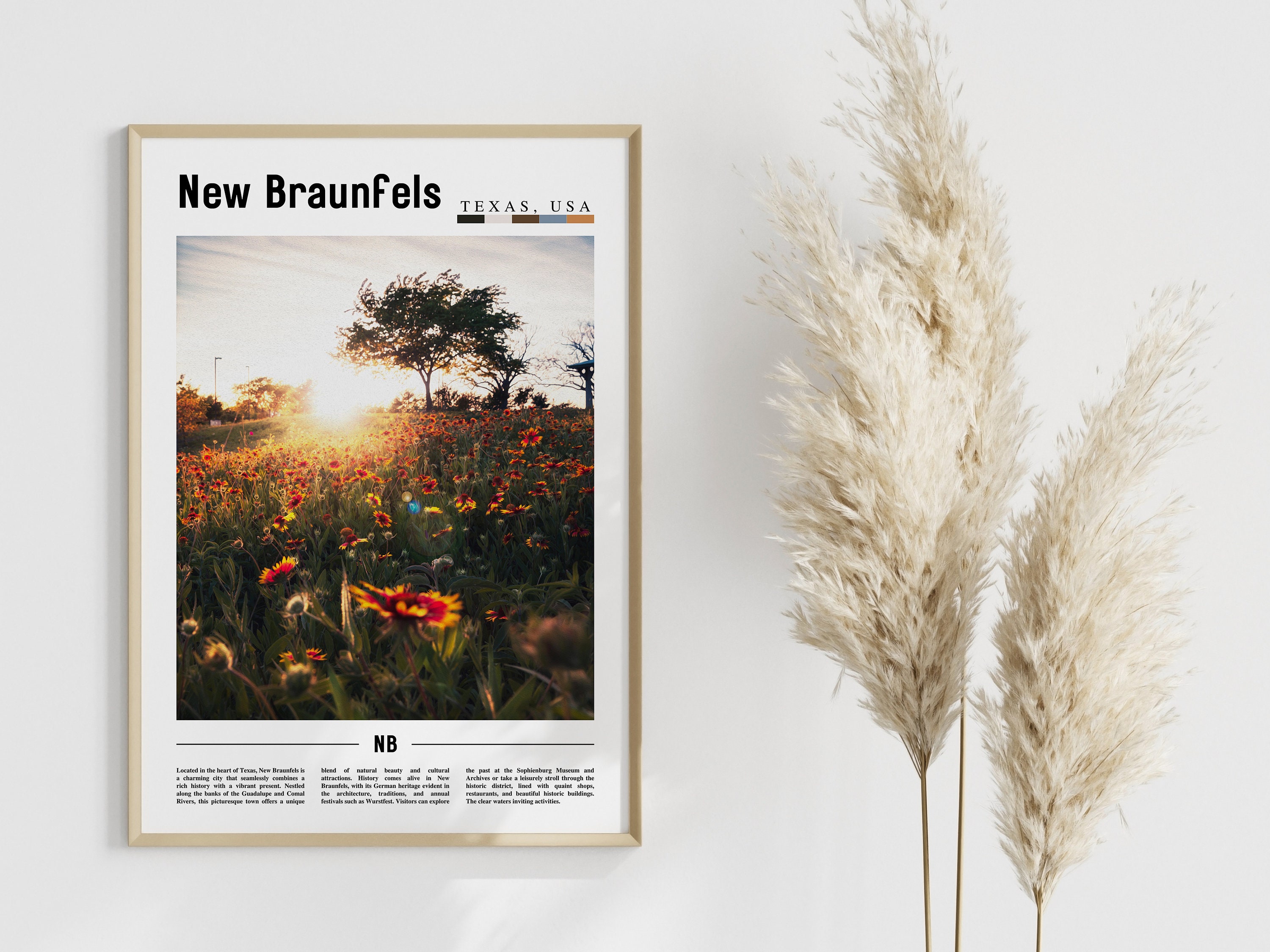 New Braunfels Poster New Braunfels Print New Braunfels Wall - Etsy