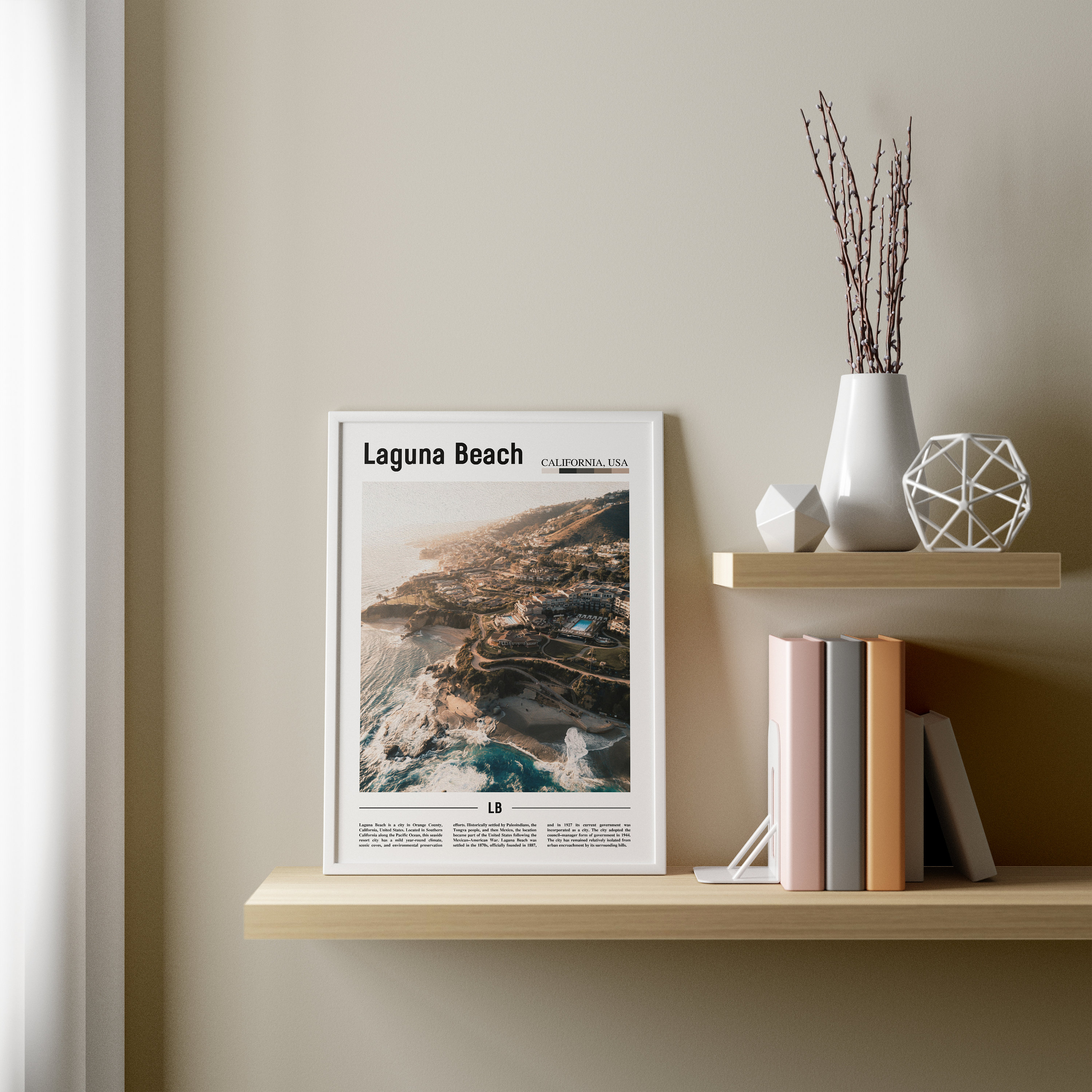 Laguna Beach Print, Laguna Beach Poster, Laguna Beach Wall Art, Minimal ...