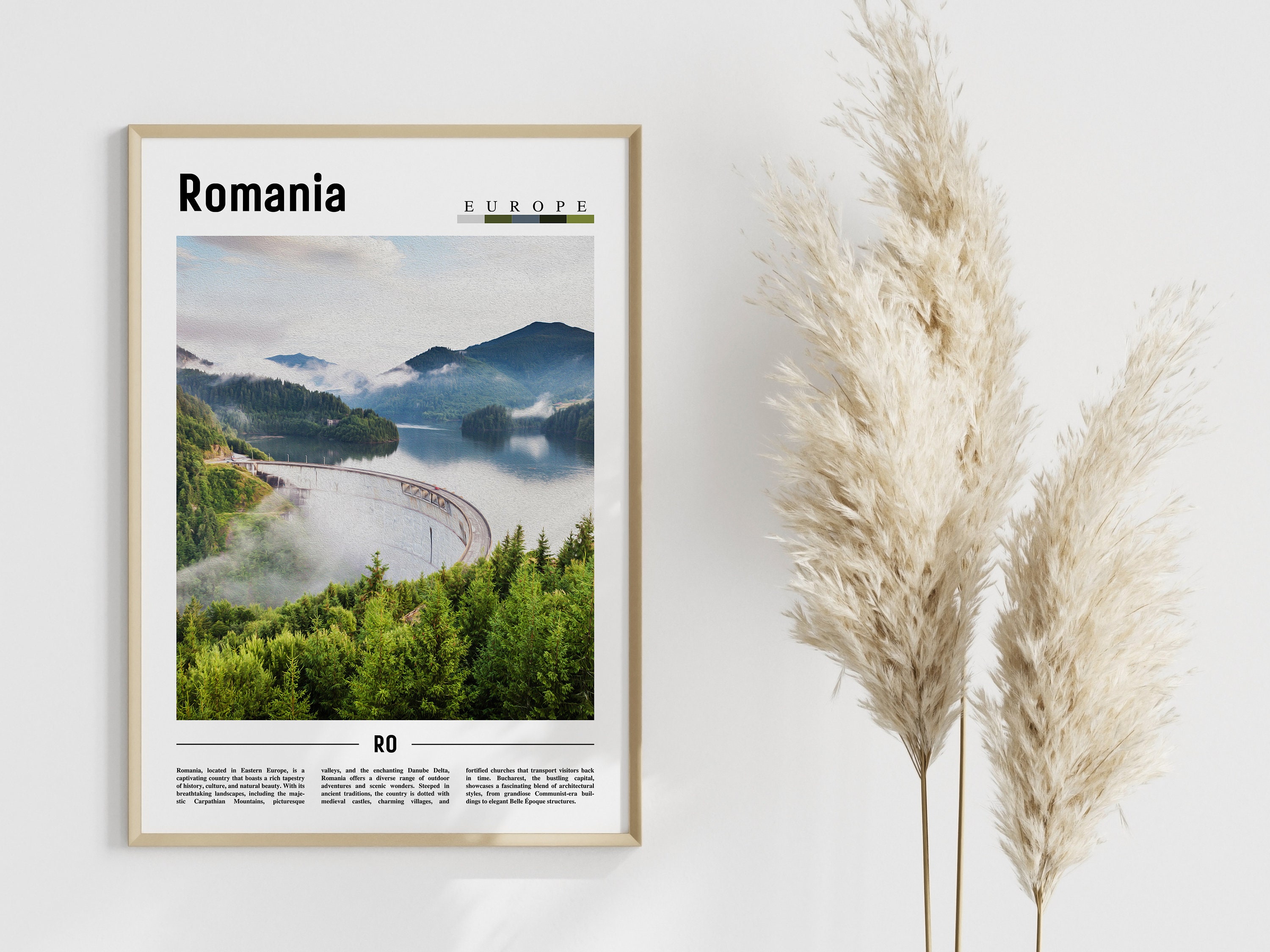 Romania Poster Romania Print Romania Wall Art Europe Photo - Etsy
