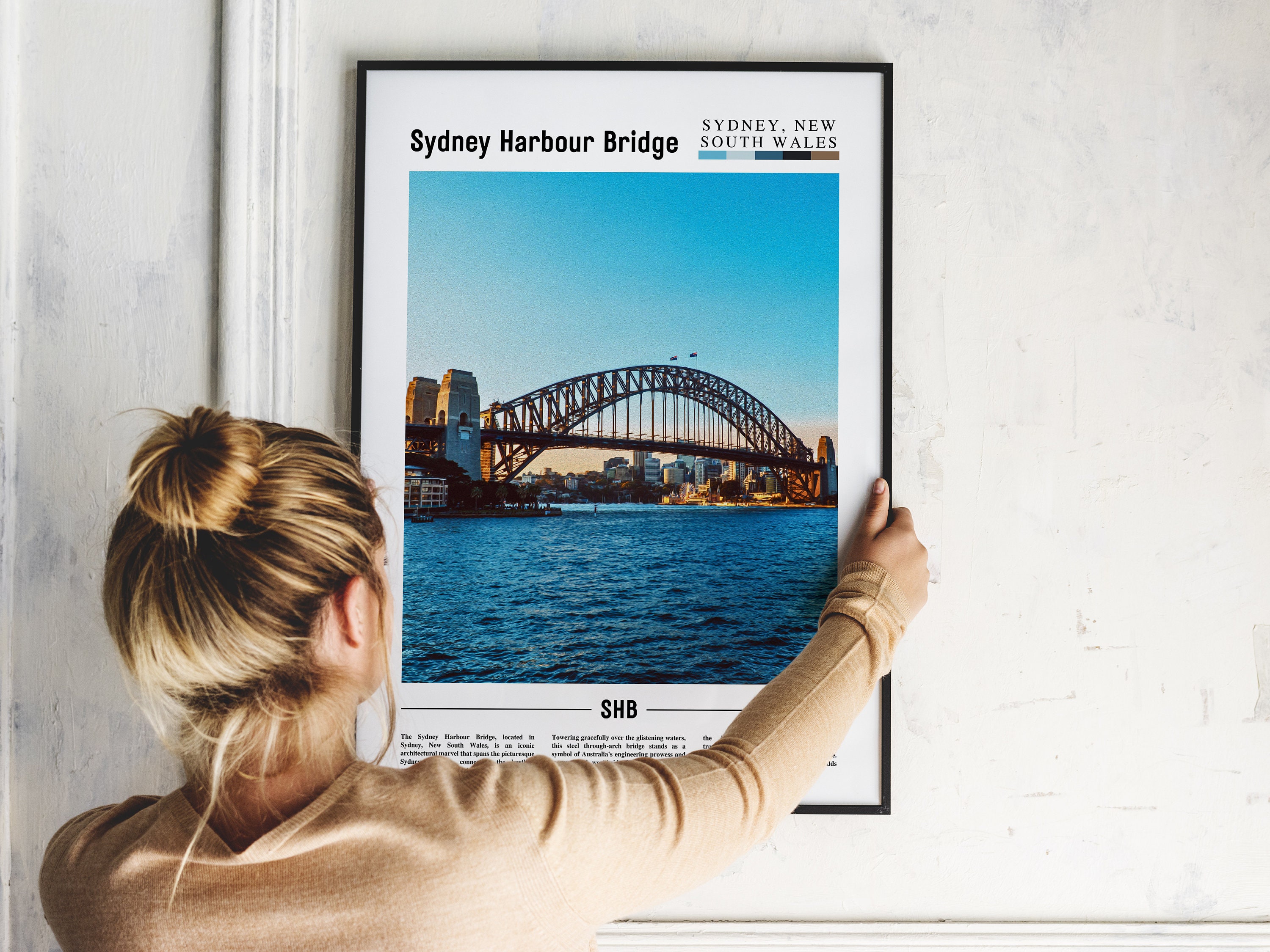 Sydney Harbour Bridge Poster, Sydney Harbour Bridge Print, Sydney ...