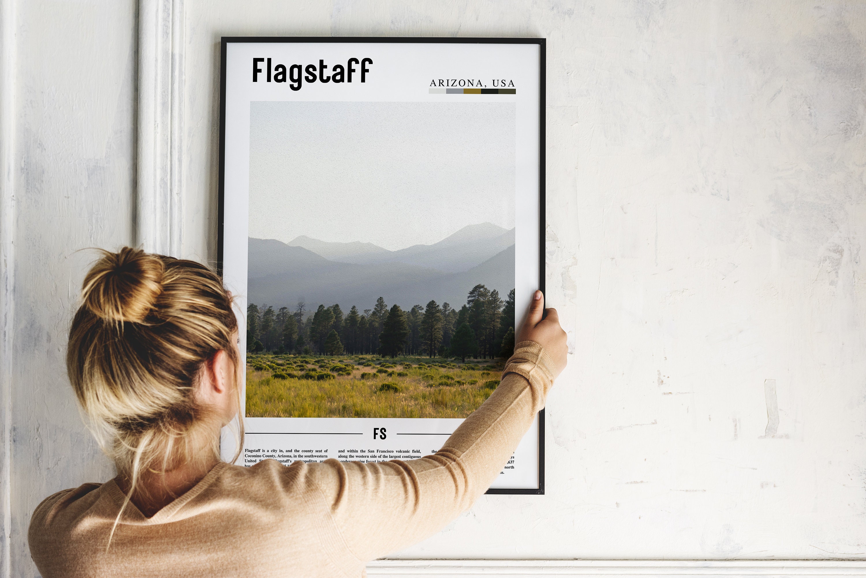Flagstaff Print, Flagstaff Poster, Flagstaff Wall Art, United States ...
