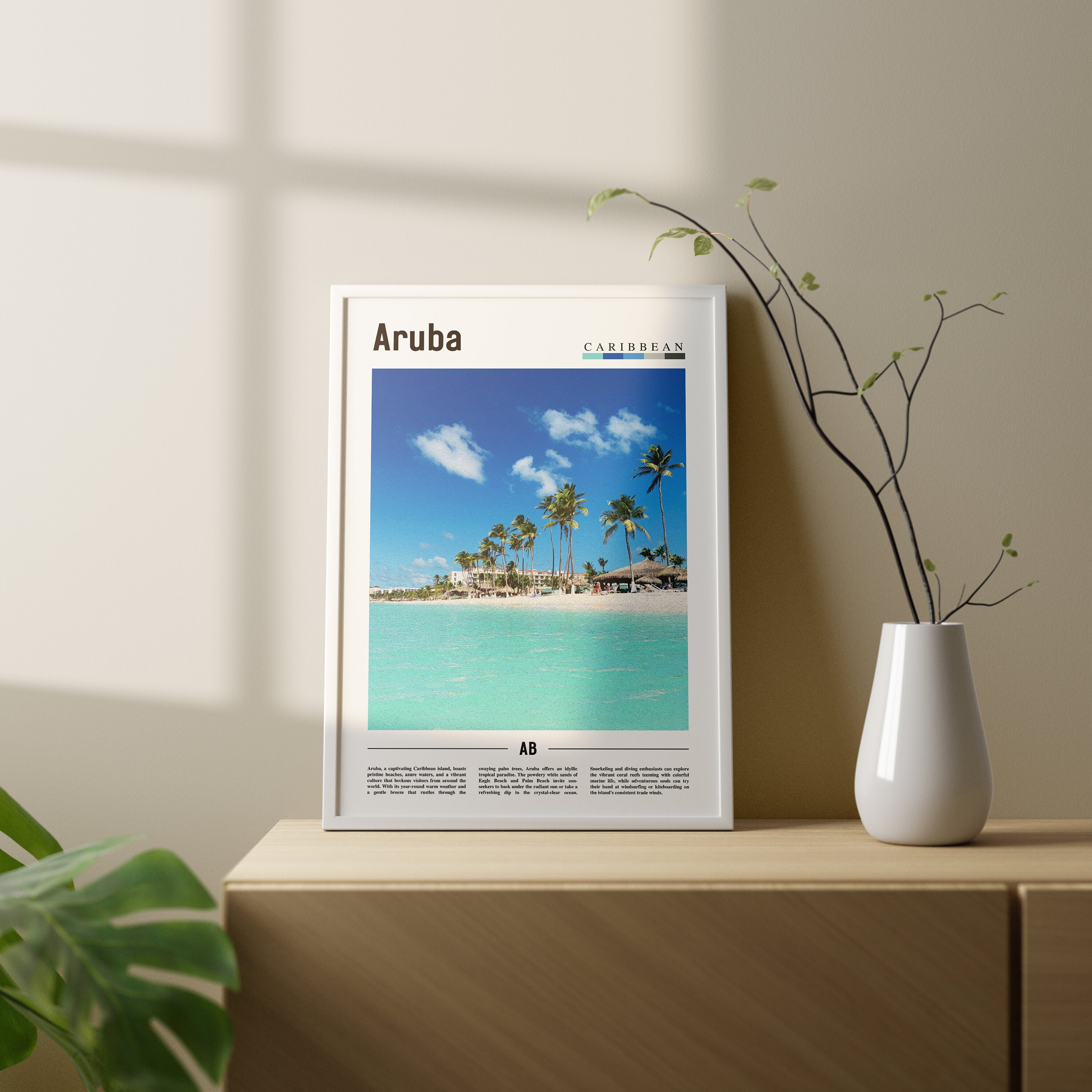 Aruba Poster, Aruba Print, Aruba Wall Art, Caribbean Photo, Caribbean ...