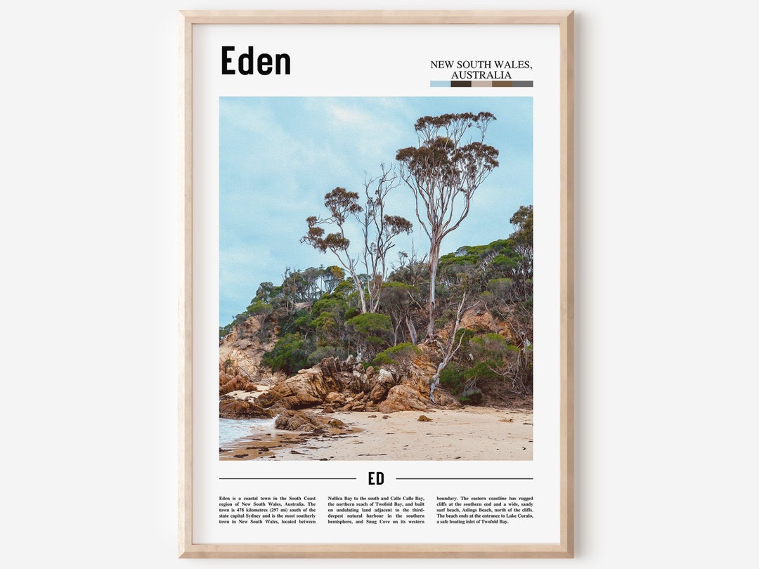Eden Print, Eden Poster, Eden Wall Art, Minimal Travel Print, Minimal ...
