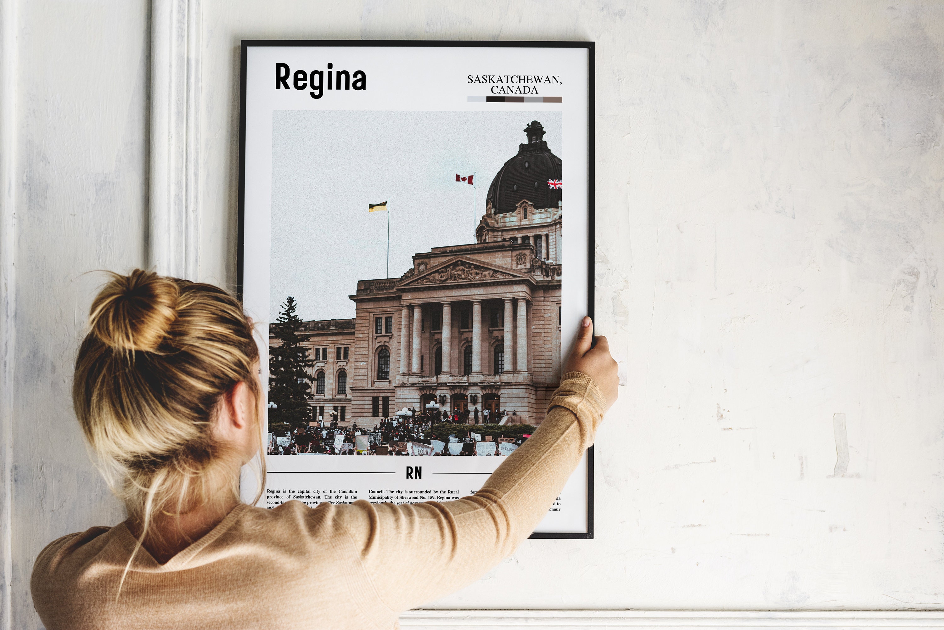 Regina Print, Regina Poster, Regina Wall Art, Minimal Travel Print ...