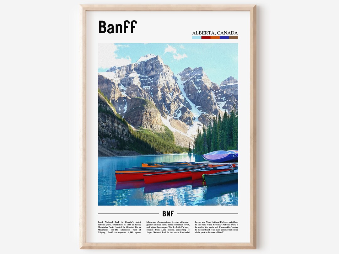Banff Poster, Banff Print, Banff Wall Art, Canada Photo, Canada Poster ...
