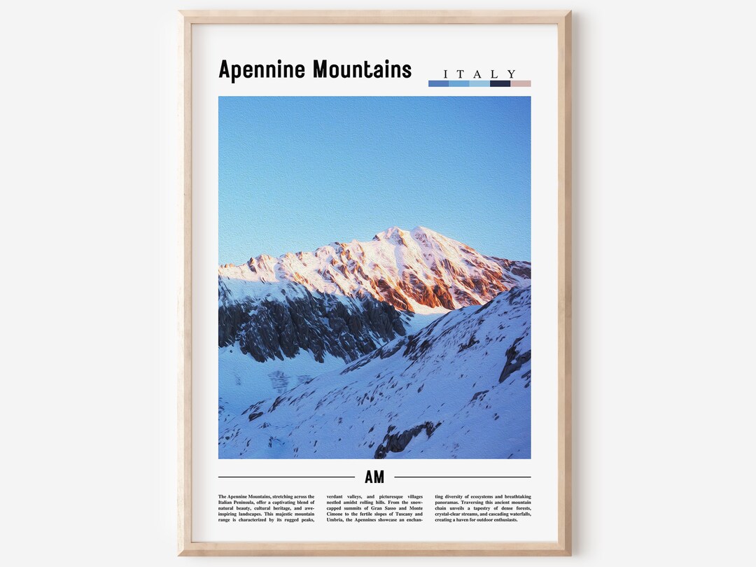 Apennine Mountains Poster, Apennine Mountains Print, Apennine Mountains ...
