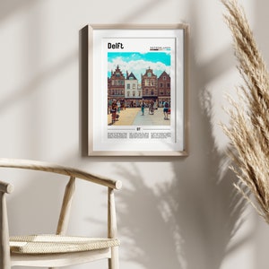 Delft Poster, Delft Print, Delft Wall Art, Europe Photo, Europe Poster ...