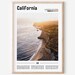 California Poster, California Print, California Wall Art, Minimal ...