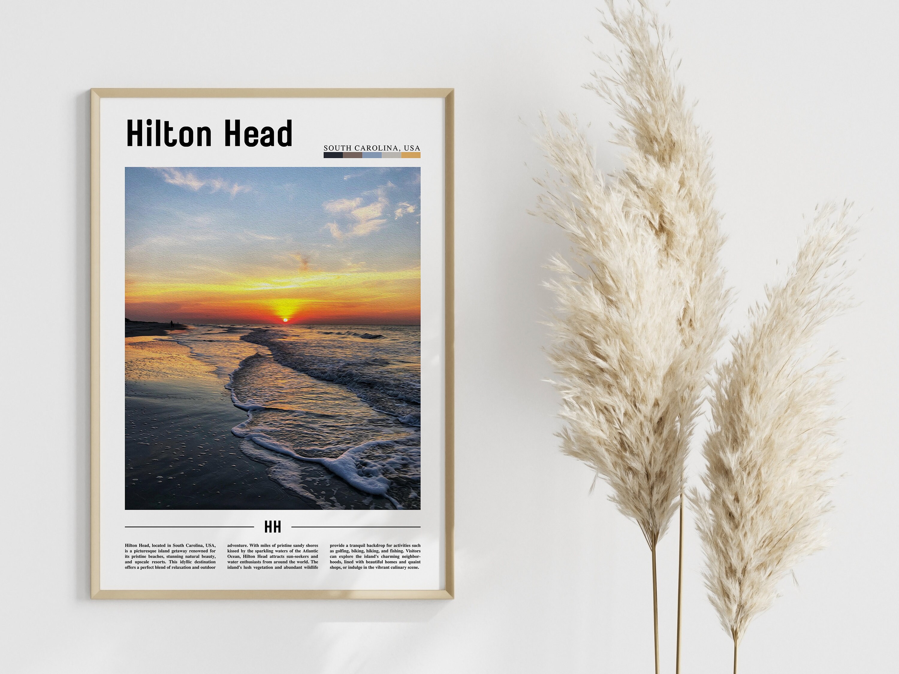 Hilton Head Poster, Hilton Head Print, Hilton Head Wall Art, United ...