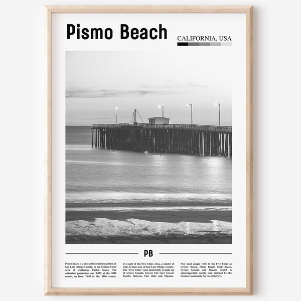Pismo Beach Wall Art - Etsy
