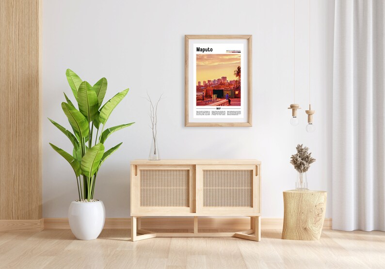 Maputo Poster, Maputo Print, Maputo Wall Art, Minimal Travel Print ...