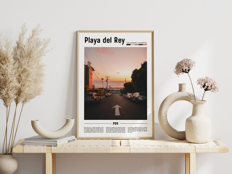 Playa Del Rey Print, Playa Del Rey Poster, Playa Del Rey Wall Art ...