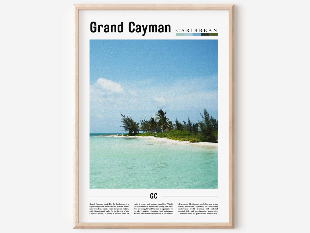 Grand Cayman Poster, Grand Cayman Print, Grand Cayman Wall Art ...