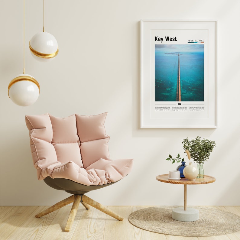 Key West Print, Key West Poster, Key West Wall Art, Oil Painting Poster ...