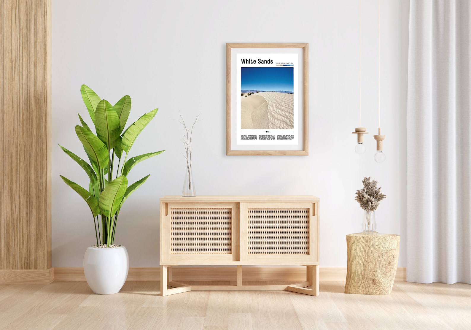 White Sands Print, White Sands Poster, White Sands Wall Art, Oil ...