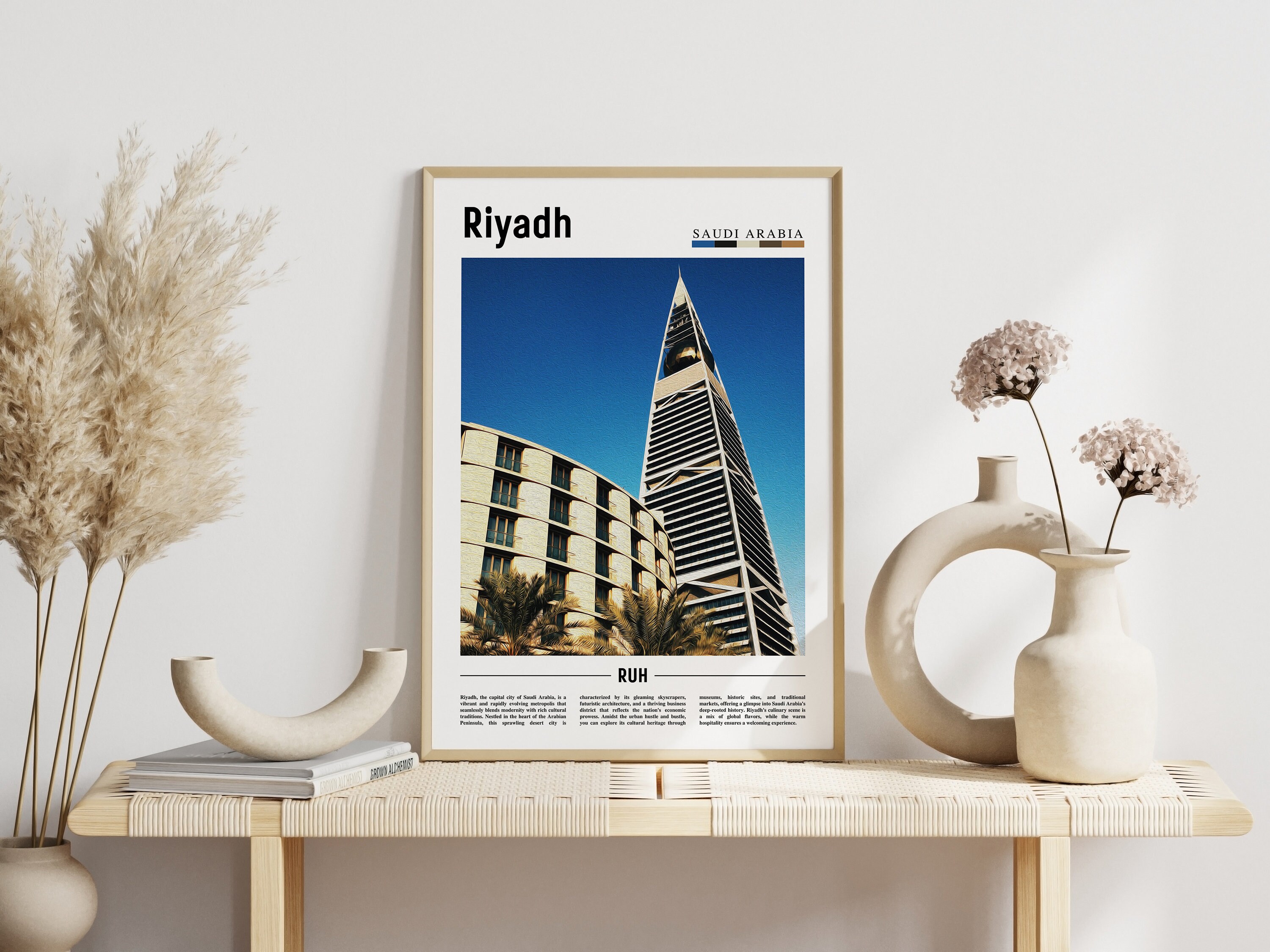 Riyadh Poster, Riyadh Print, Riyadh Wall Art, Minimal Travel Print ...