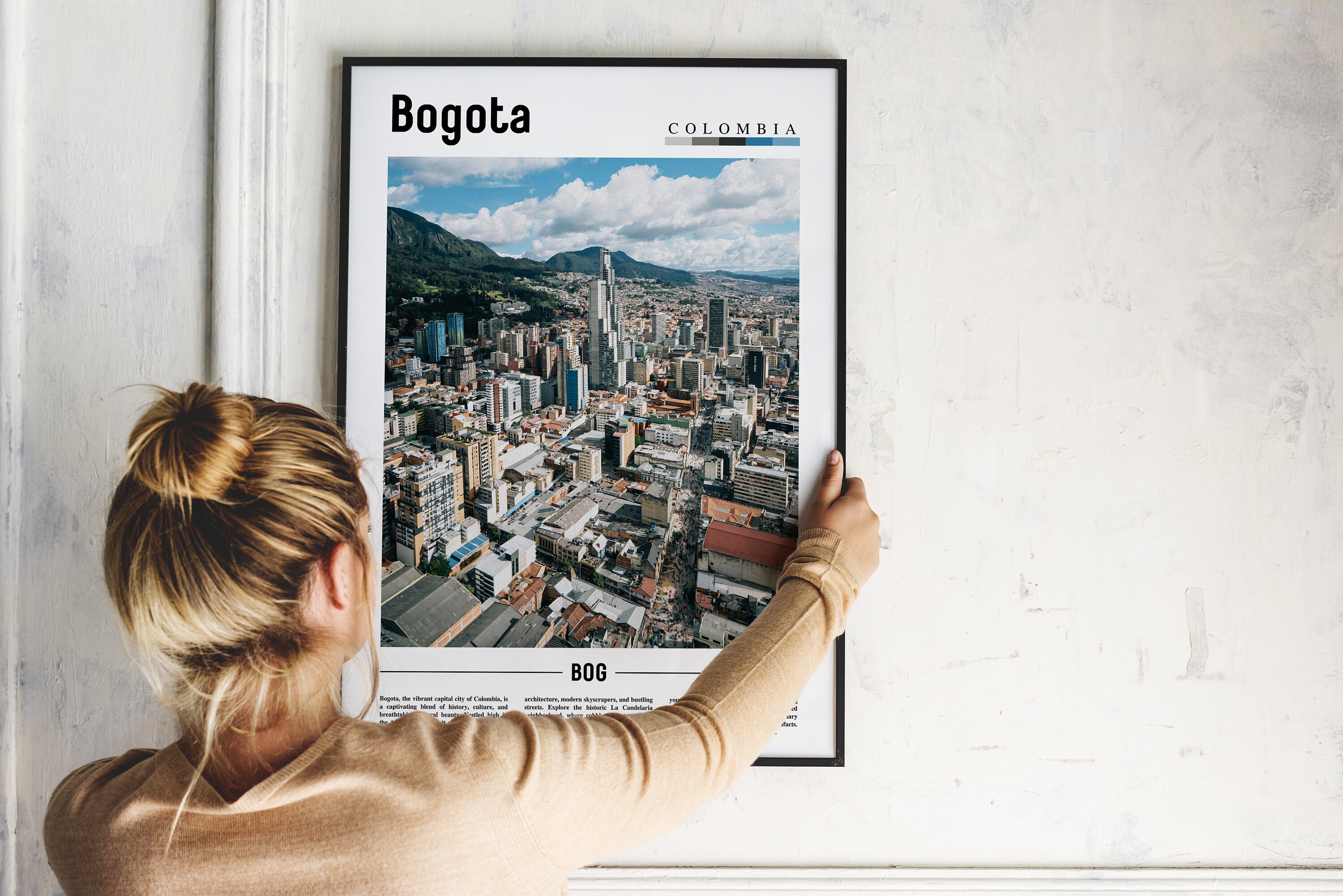 Bogota Poster Bogota Print Bogota Wall Art South America - Etsy