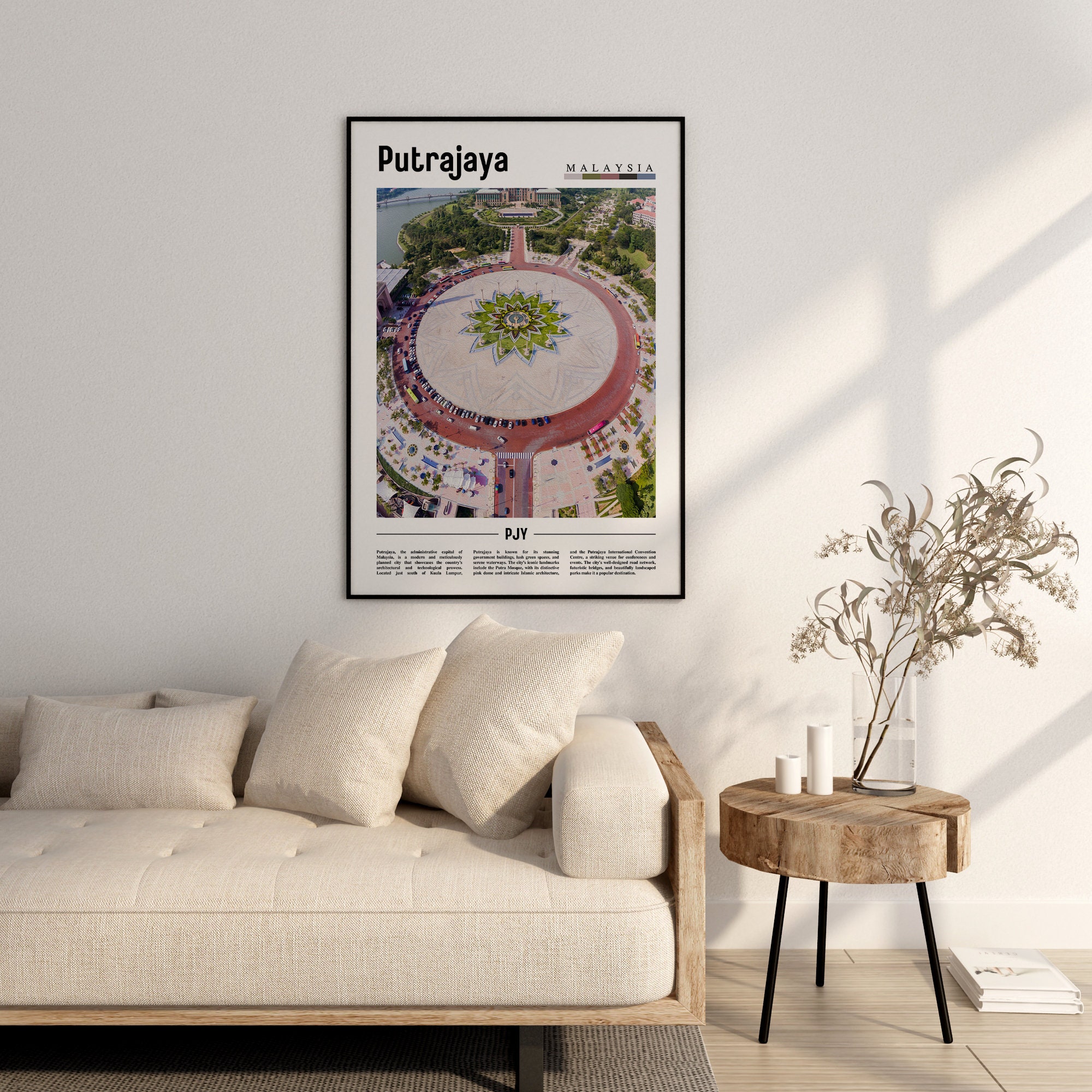 Putrajaya Poster, Putrajaya Print, Putrajaya Wall Art, Asia Print, Asia ...