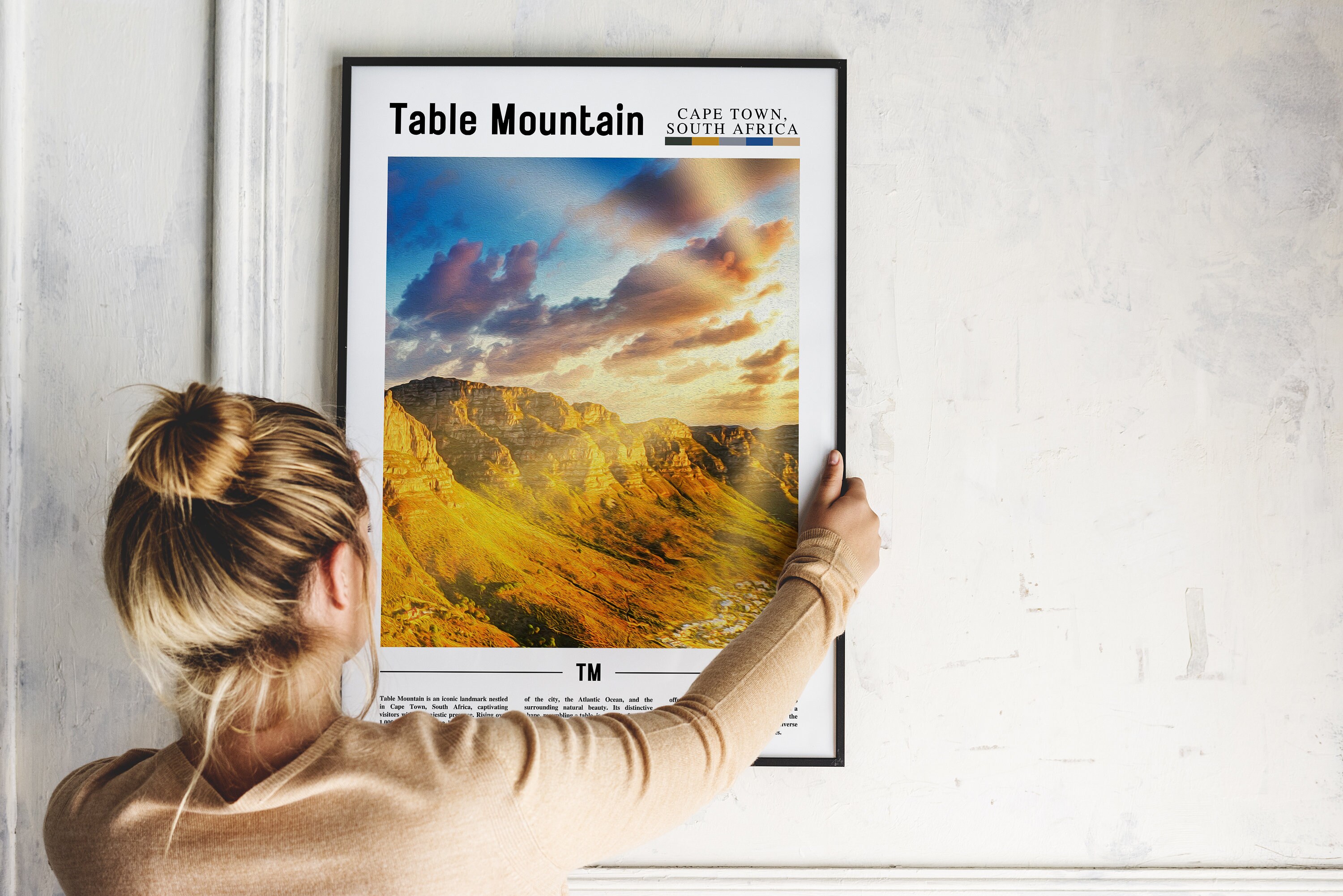 Table Mountain Poster, Table Mountain Print, Table Mountain Wall Art ...