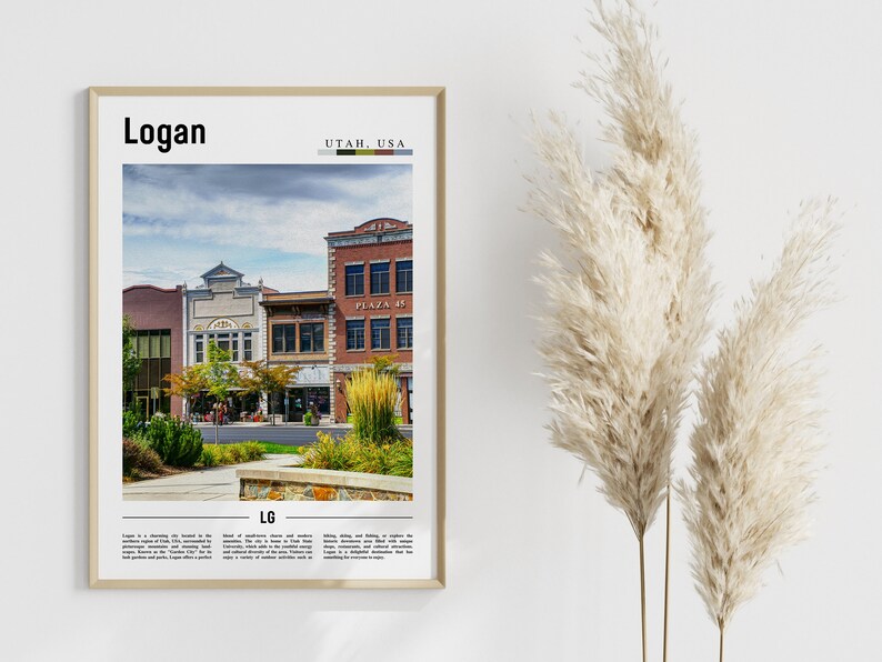 Logan Poster Logan Print Logan Wall Art Minimal Travel - Etsy