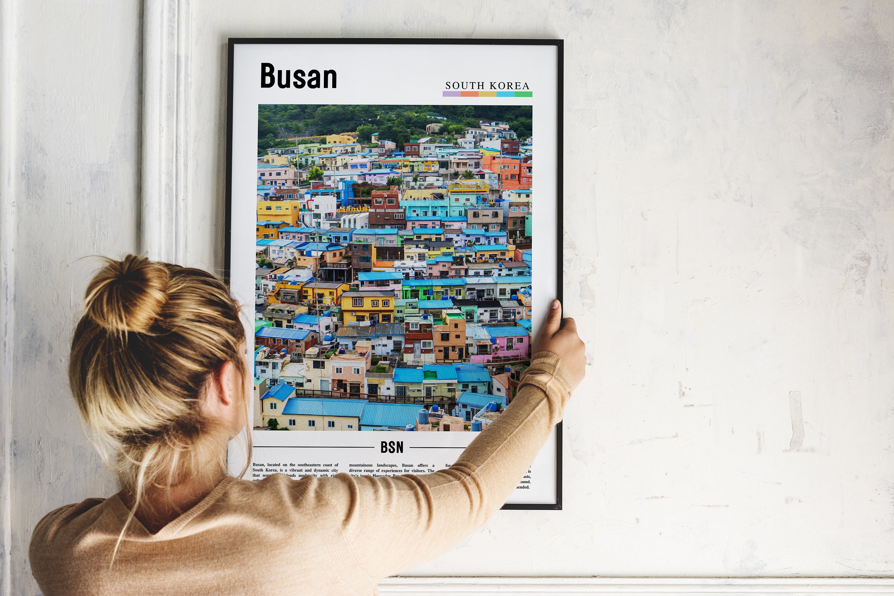 Busan Poster Busan Print Busan Wall Art Asia Print Asia - Etsy