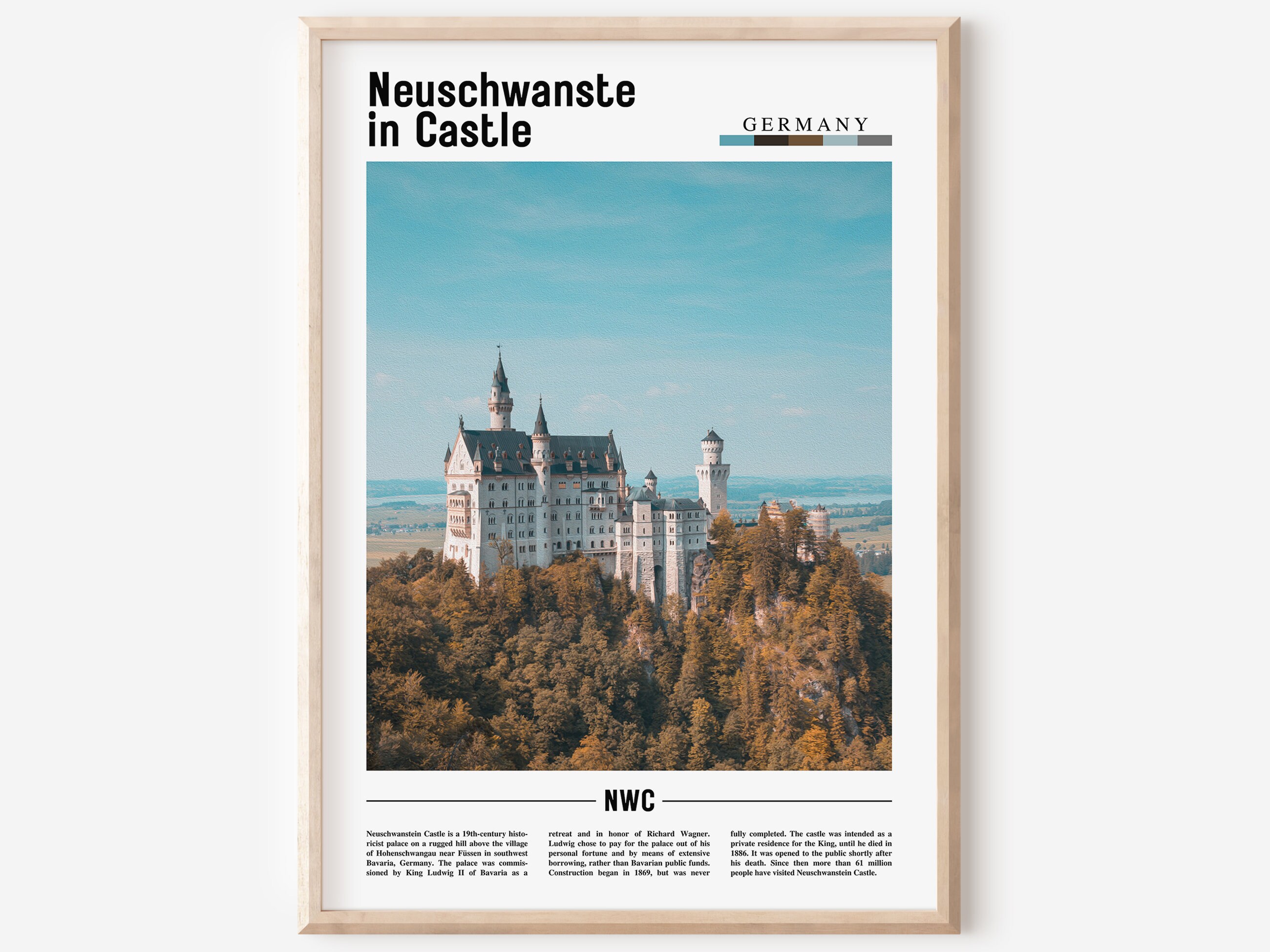 Neuschwanstein Castle Print, Neuschwanstein Castle Poster ...