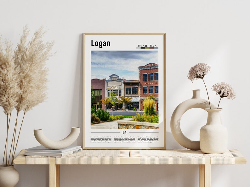 Logan Poster Logan Print Logan Wall Art Minimal Travel - Etsy