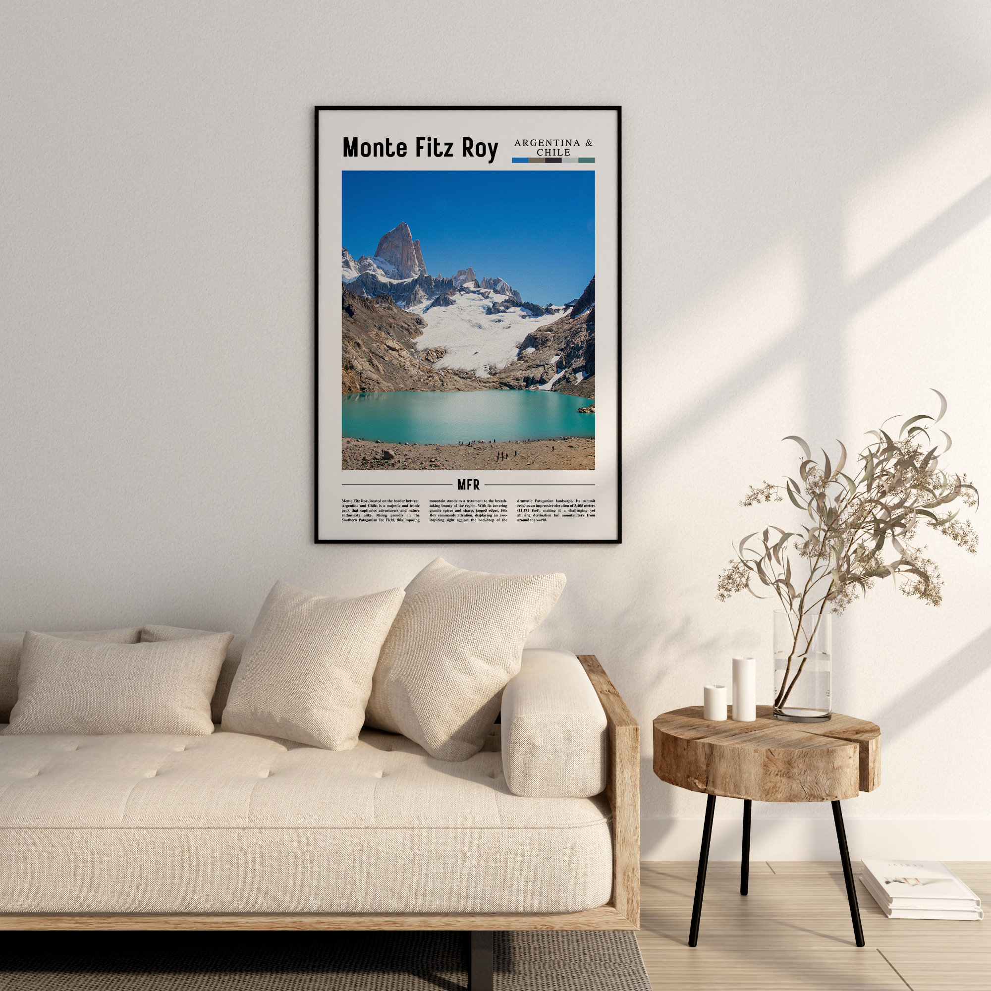 Monte Fitz Roy Poster, Monte Fitz Roy Print, Monte Fitz Roy Wall Art ...