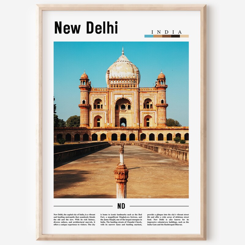 Delhi Poster - Etsy