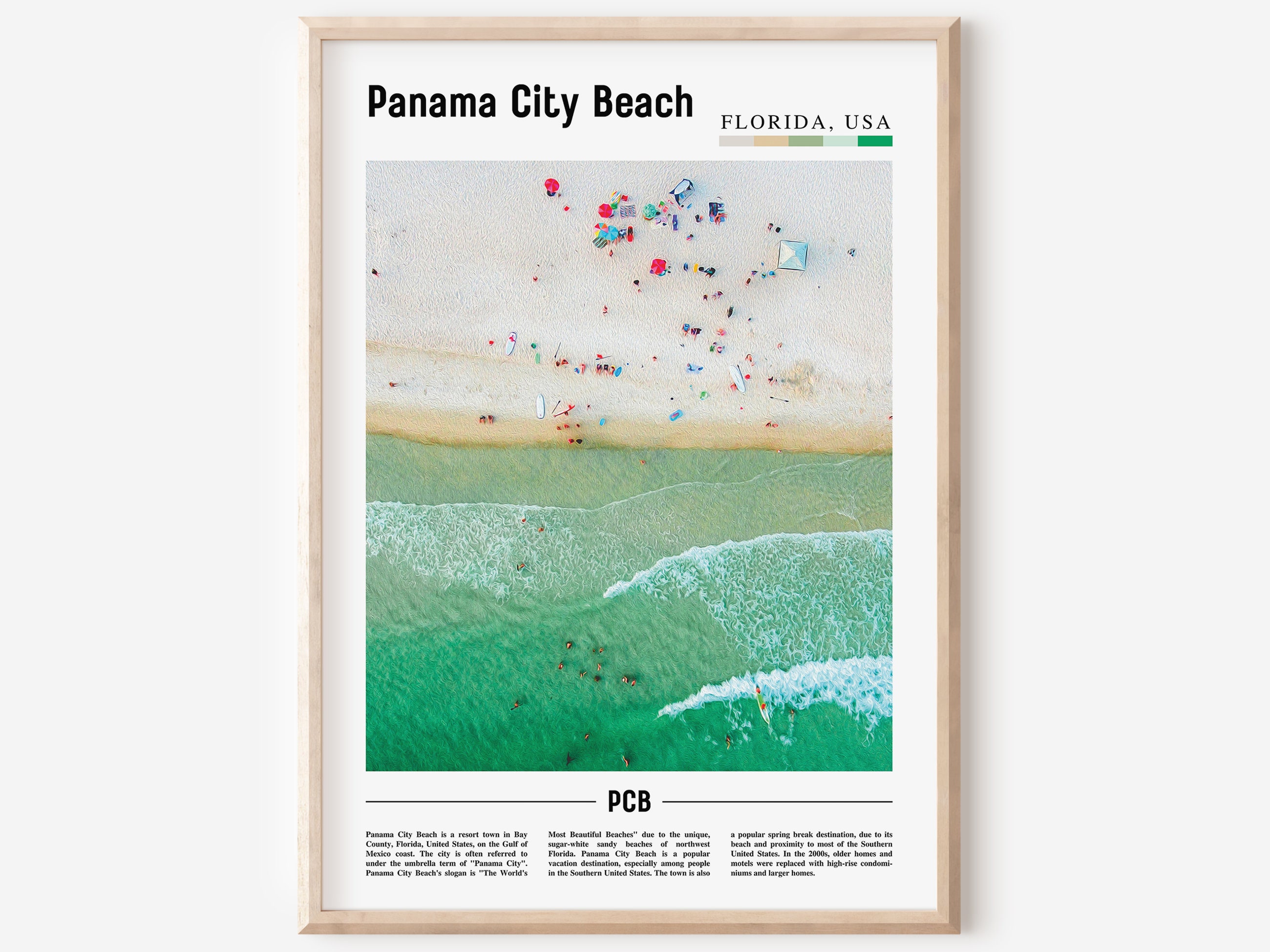 Panama City Beach Print, Panama City Beach Poster, Panama City Beach ...