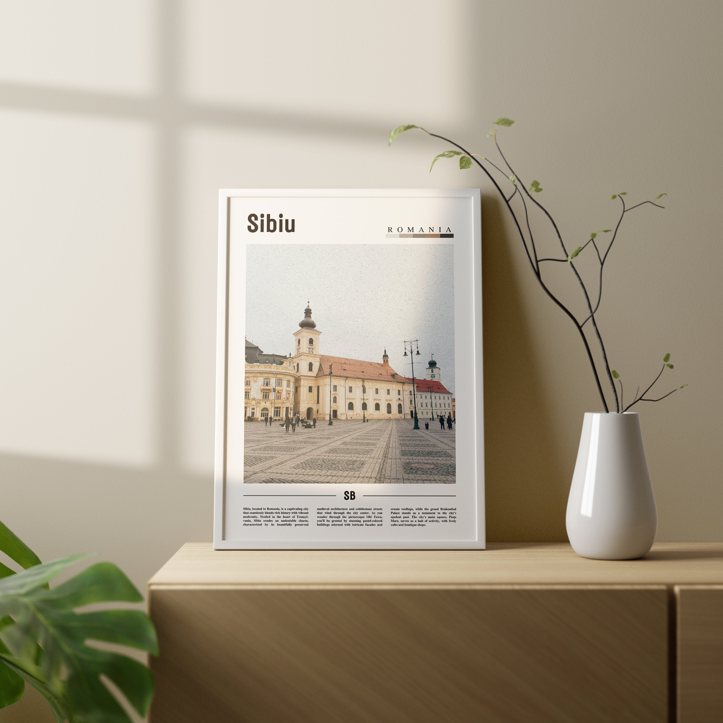 Affiche Sibiu, Impression Sibiu, Art mural Sibiu, Europe Photo, Affiche ...