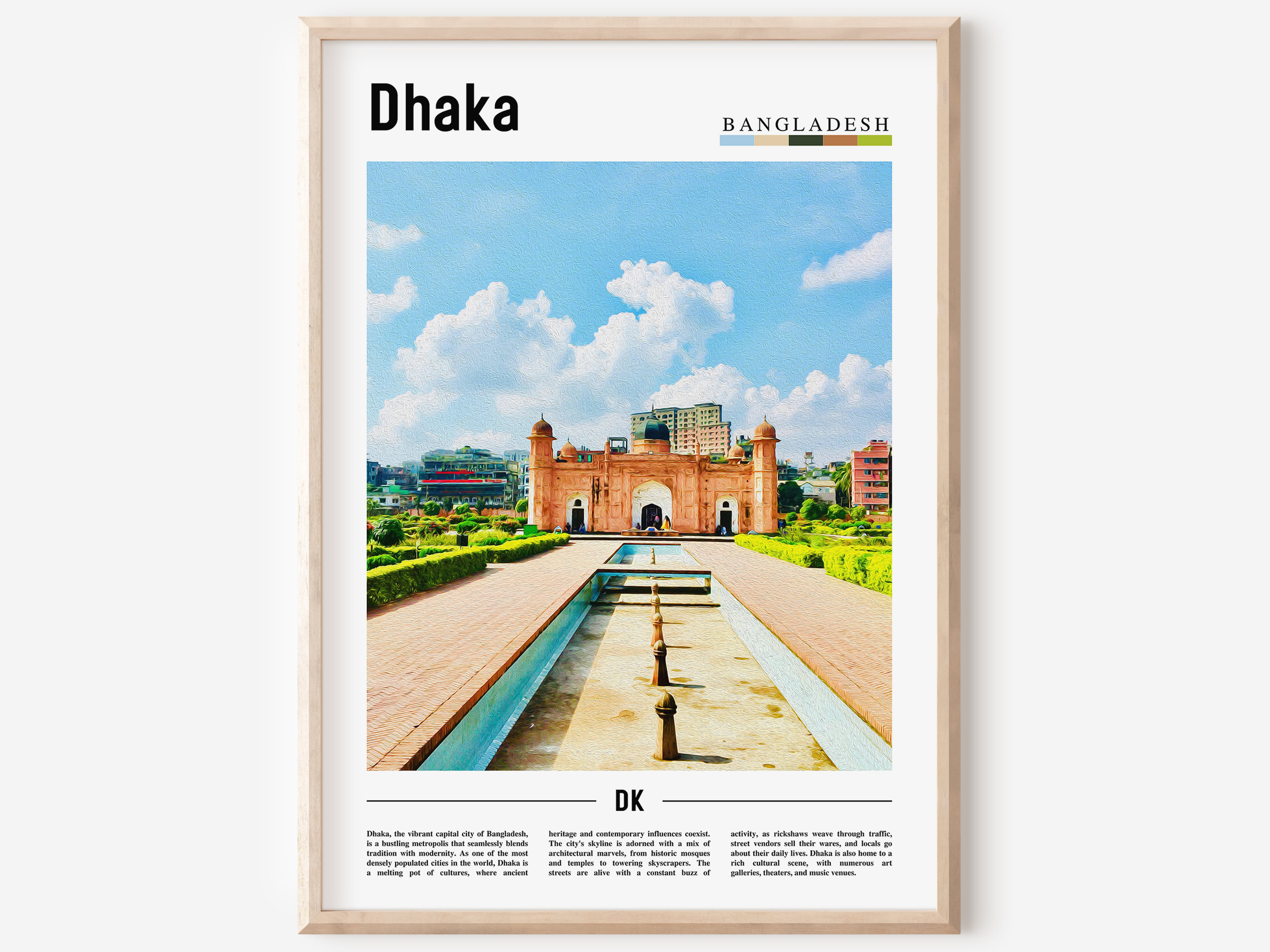 Dhaka Poster, Dhaka Print, Dhaka Wall Art, Asia Print, Asia Poster ...