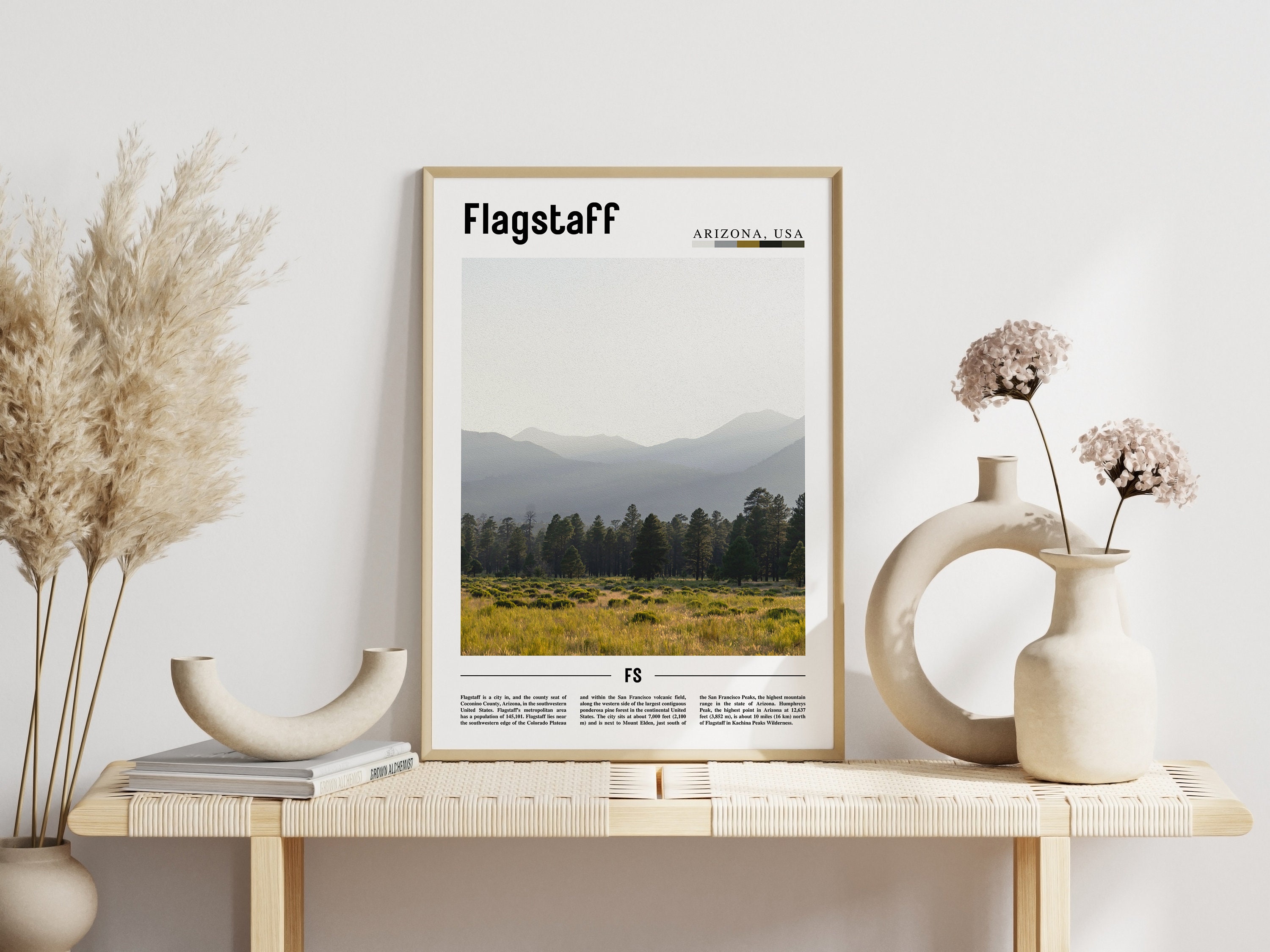 Flagstaff Print, Flagstaff Poster, Flagstaff Wall Art, United States ...